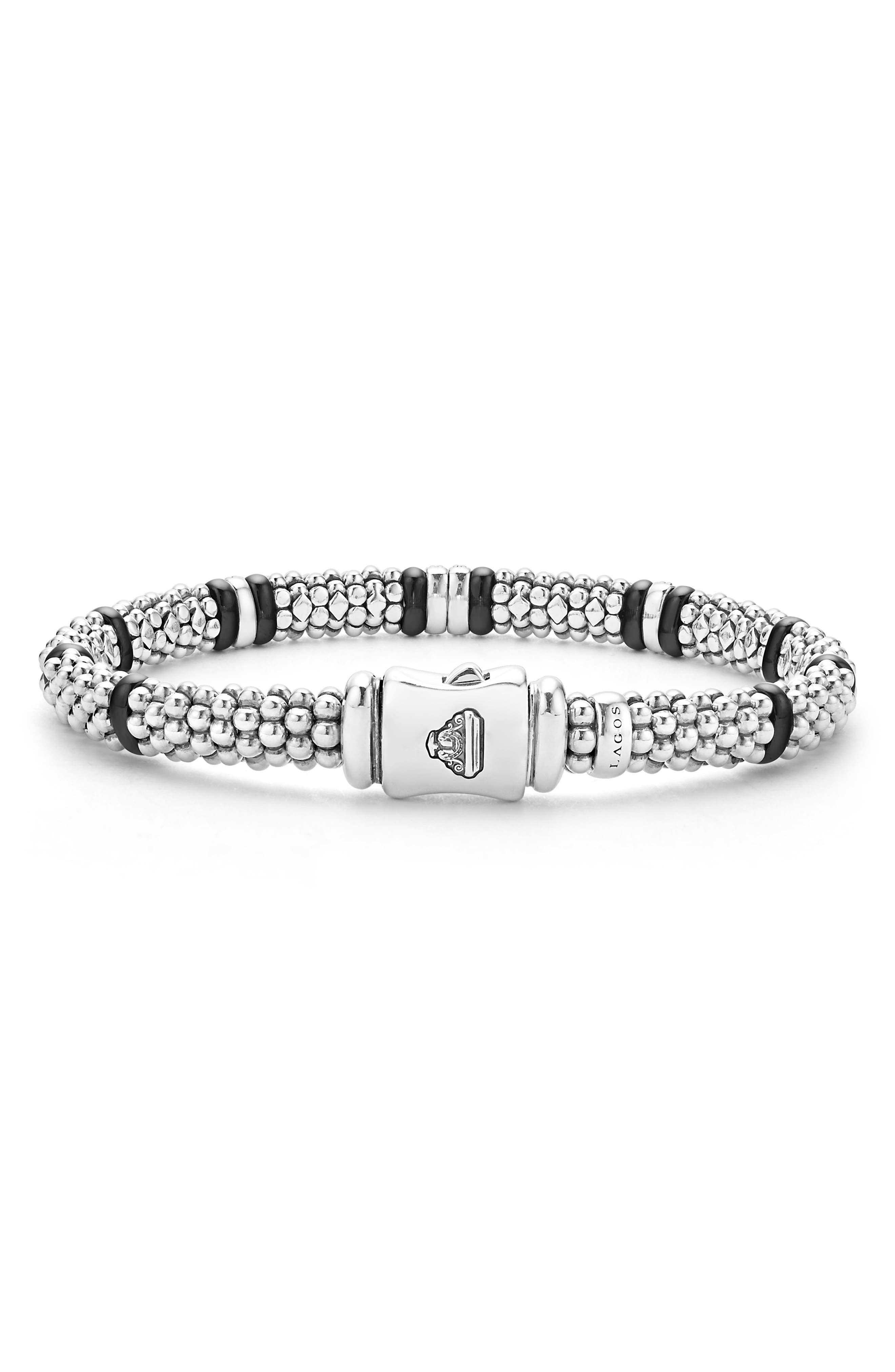 LAGOS Black Caviar Rope Bracelet | Nordstrom