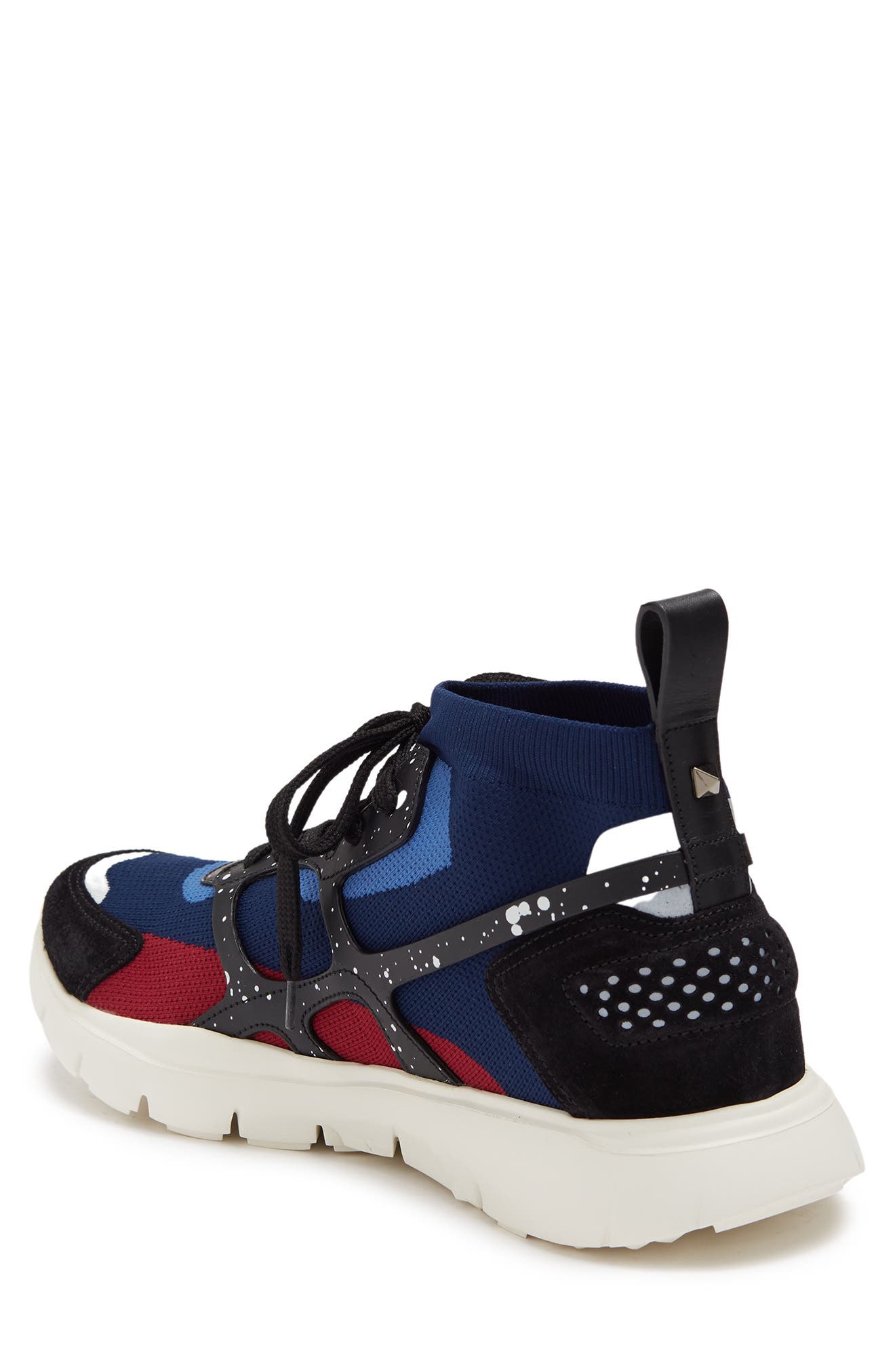 Valentino Garavani Valentino Colorblock Knit Sneaker | Nordstromrack