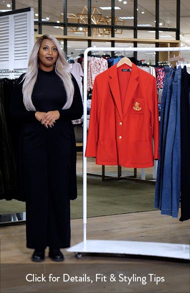 Lauren Ralph Lauren Bullion Jacquard Blazer | Nordstrom