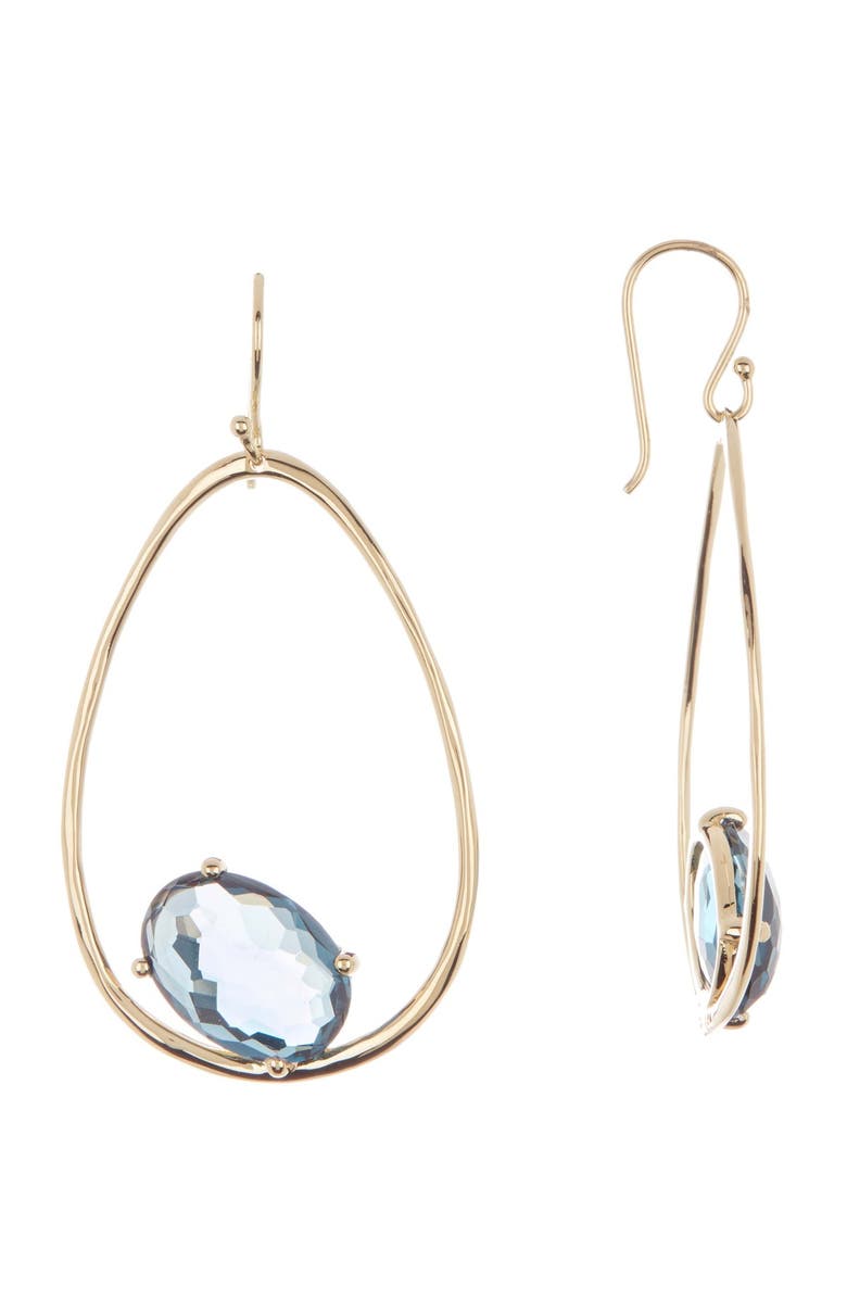Ippolita 18K Yellow Gold Rock Candy Large Suspension Blue Topaz ...