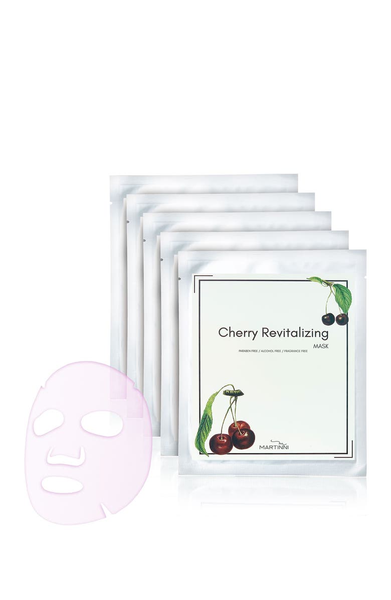 MARTINNI MASKS Cherry Revitalizing Face Mask - Pack of 5 | Nordstromrack