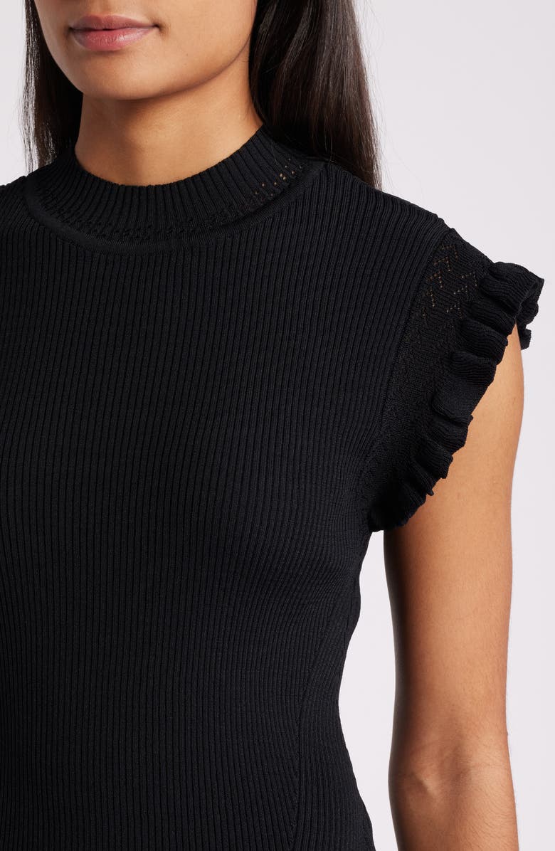 Wit & Wisdom Ruffle Cuff Rib Sweater | Nordstromrack