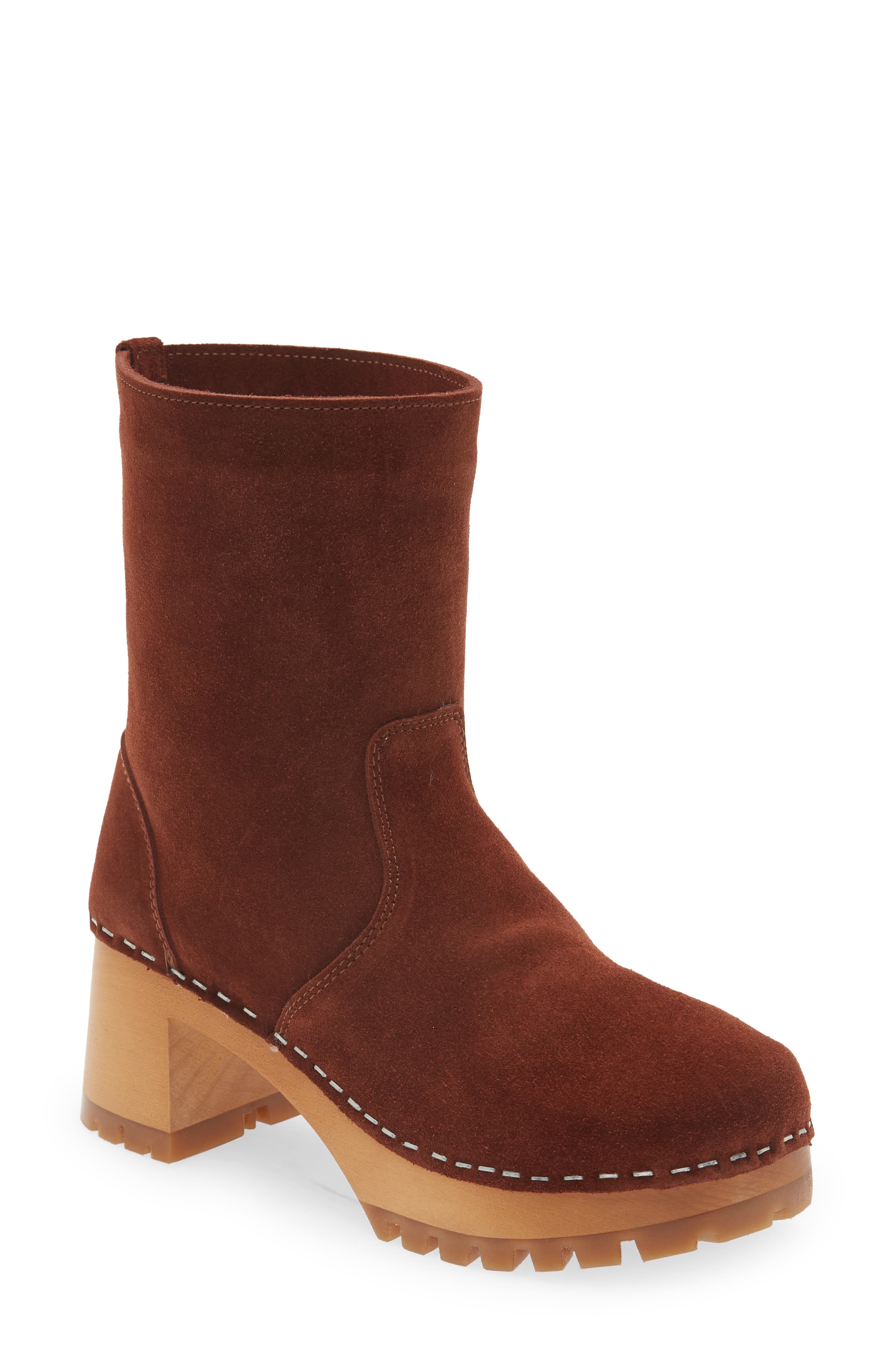 Swedish Hasbeens Teddy Platform Bootie (Women) | Nordstromrack