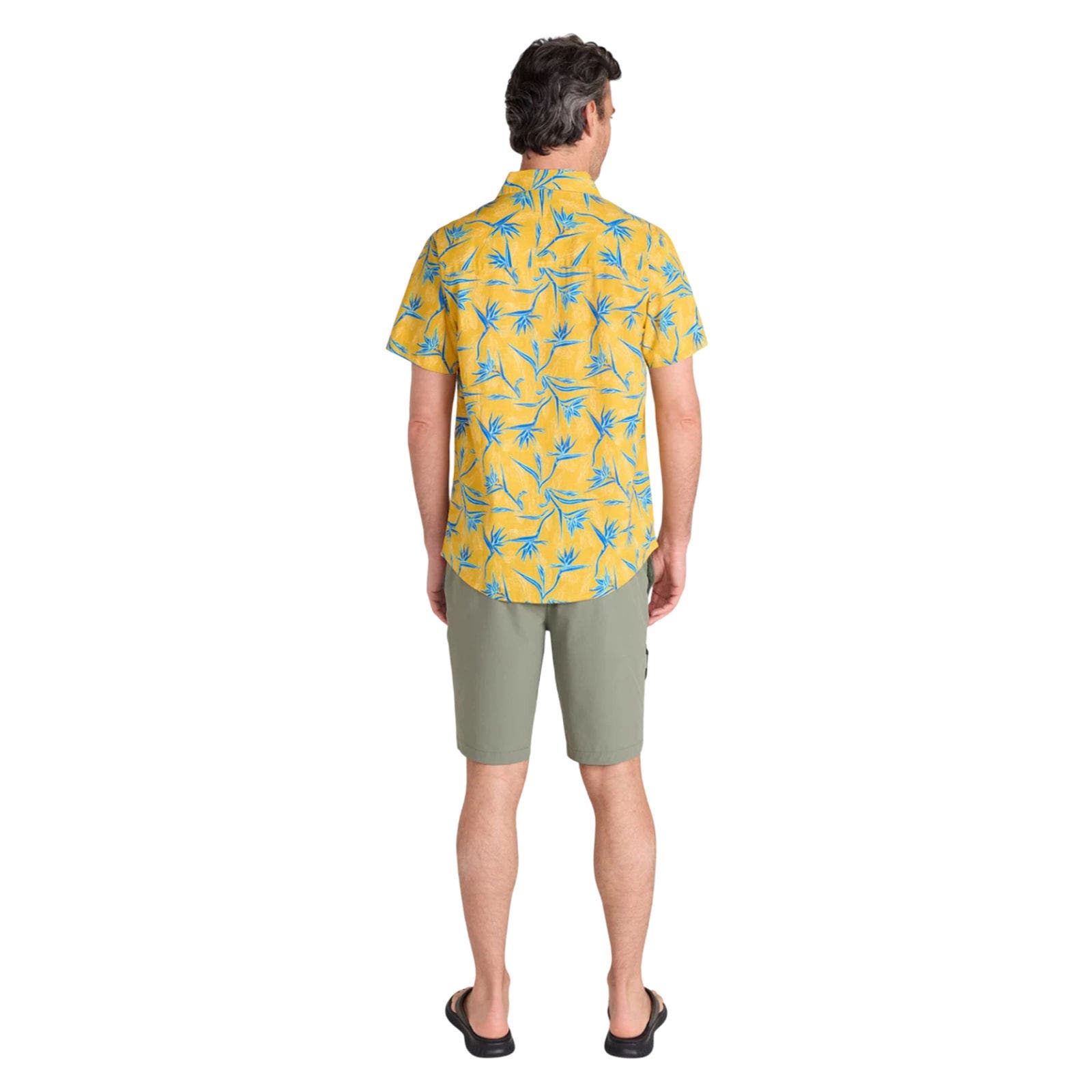 Tropical Tree Branch Short-Sleeved Shirt (Men) | Nordstrom
