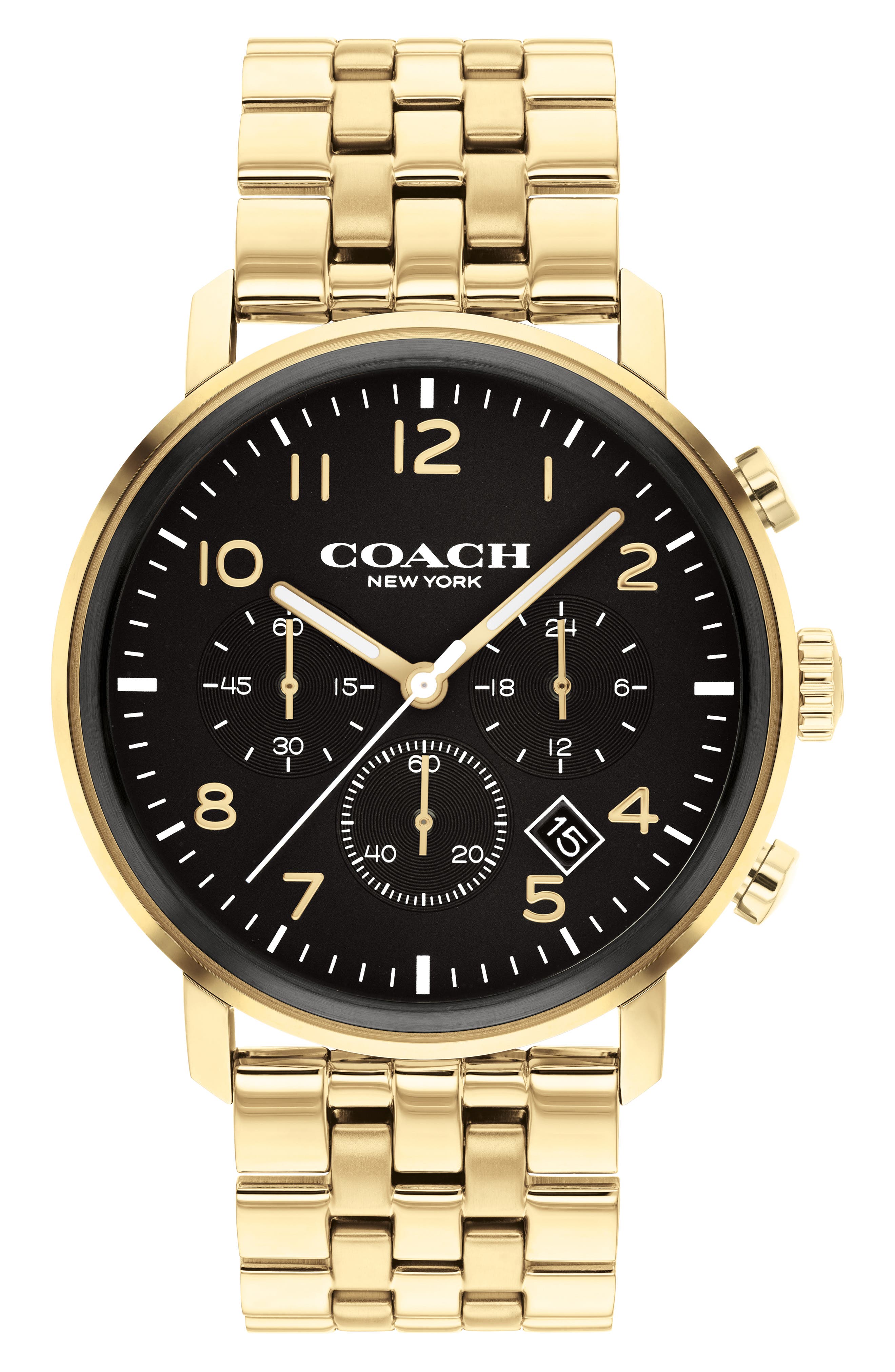 COACH Harrison Bracelet Chronograph Watch, 42mm | Nordstromrack