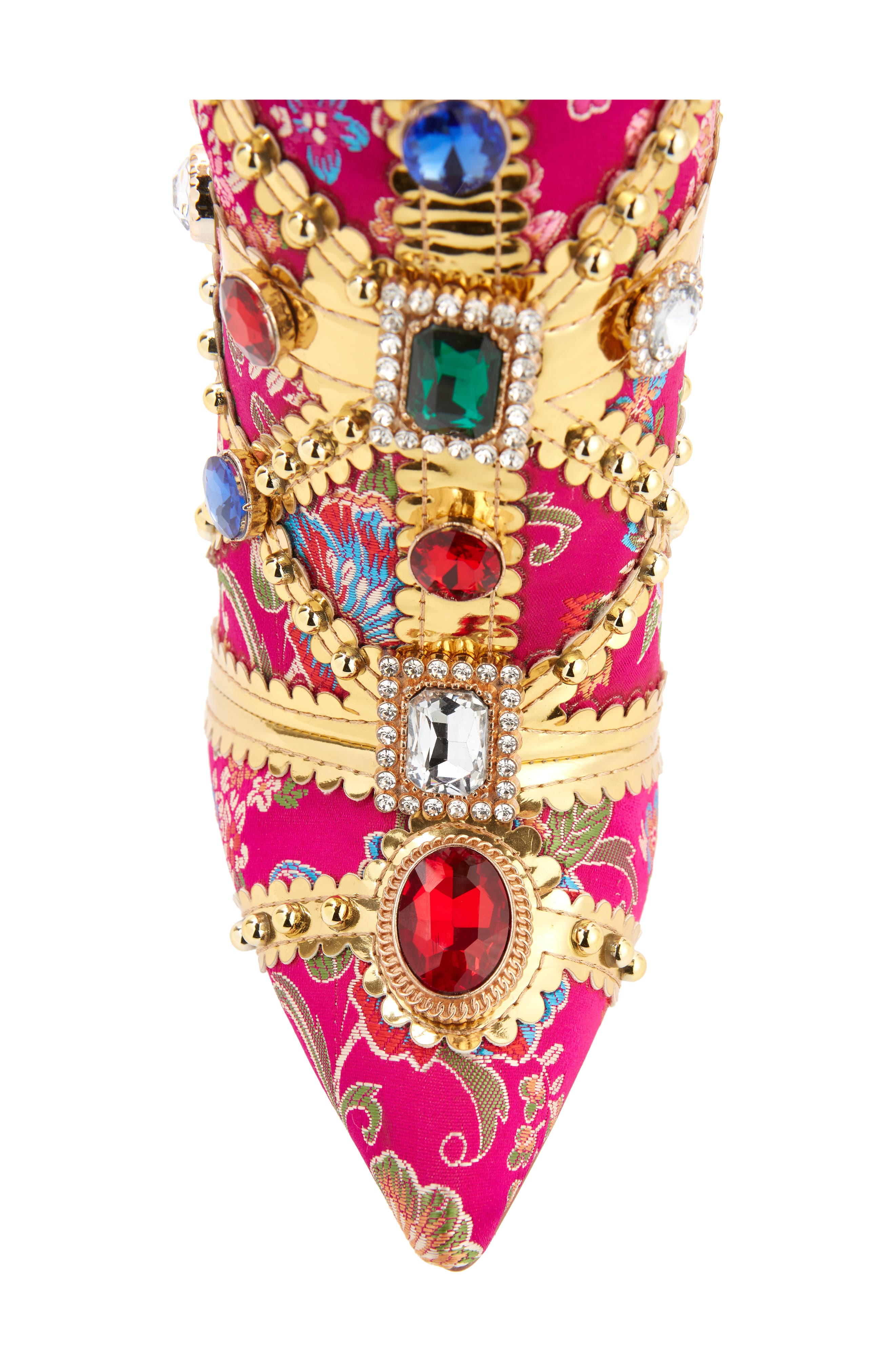 AZALEA WANG Confident Embroidered Knee High Boot (Women) | Nordstromrack