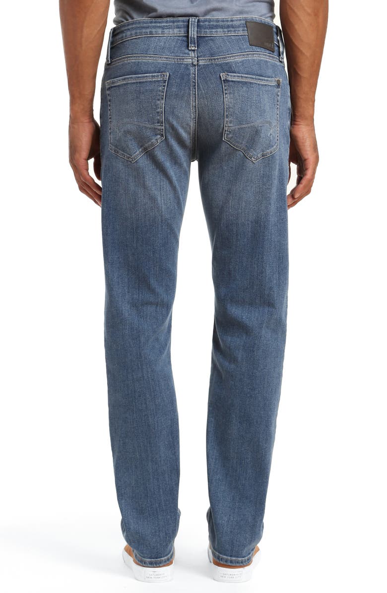 Mavi Jeans Zach Light Used Brushed Miami Straight Leg Jeans | Nordstromrack