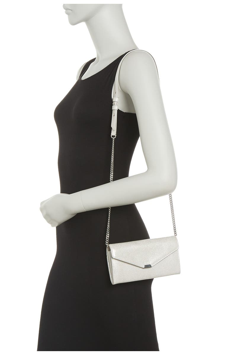 AllSaints Glitz Leather Chain Wallet | Nordstromrack