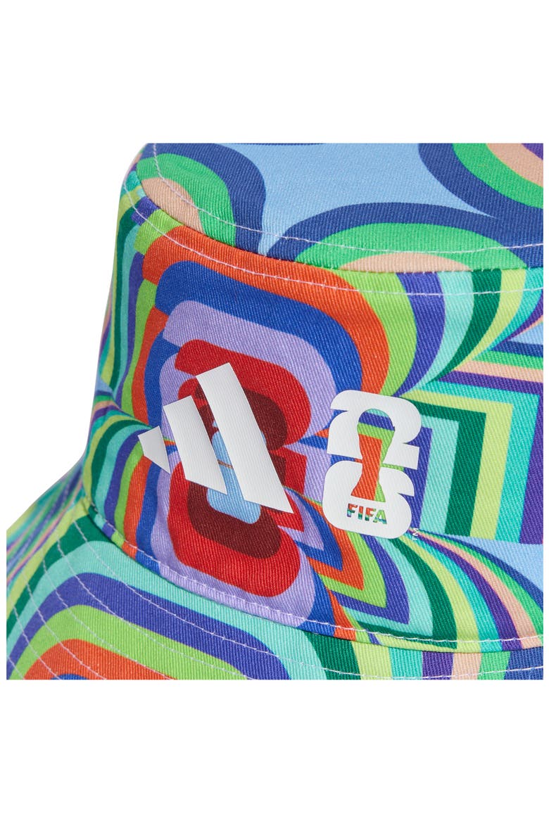 FIFA World Cup 2026™ Rainbow Abstract Stripe Bucket Hat | Nordstrom