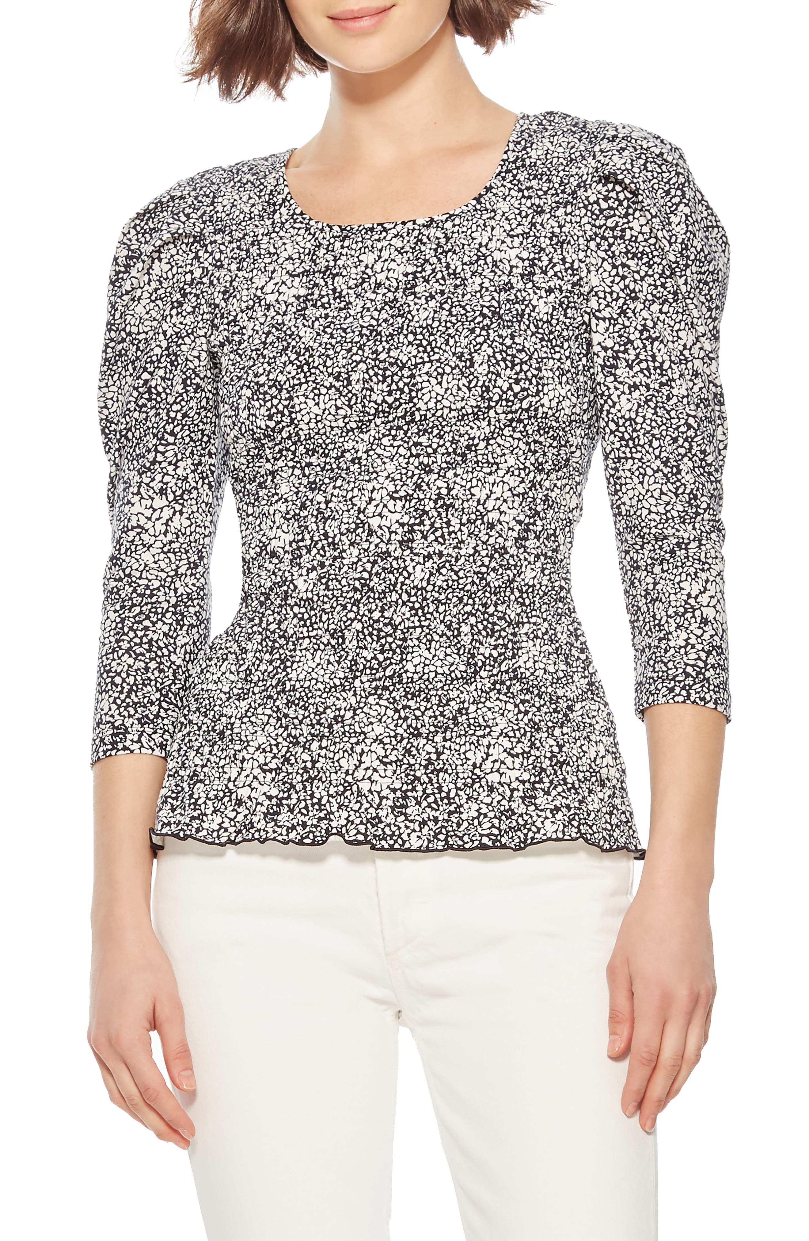 Parker Capella Puff Shoulder Top | Nordstrom