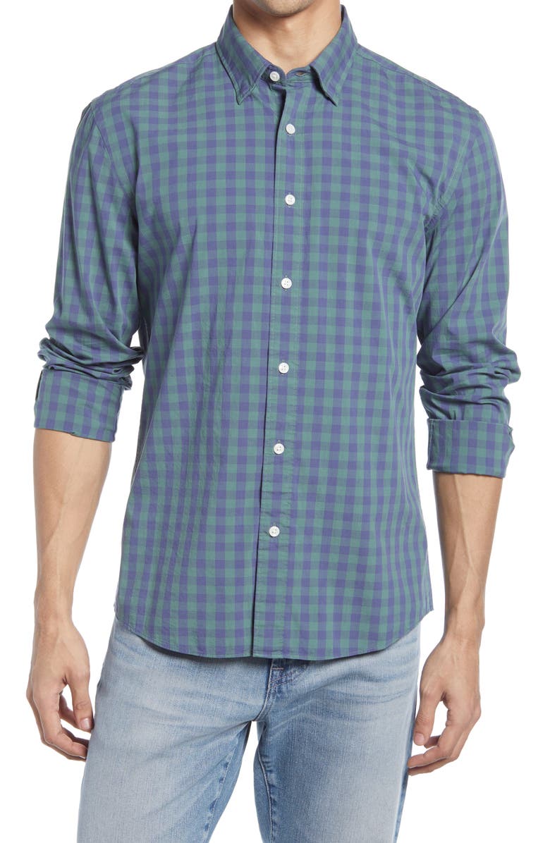 Faherty The Movement Plaid Button-Up Shirt | Nordstromrack