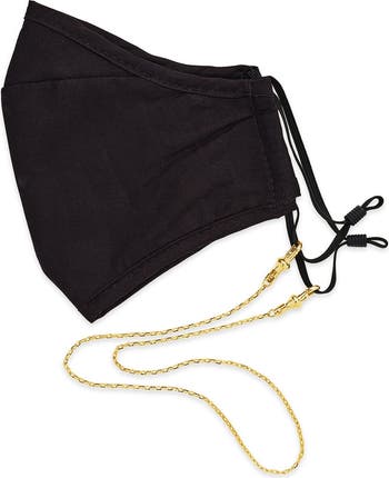 Sterling Forever Dainty Link Face Mask Chain | Nordstromrack