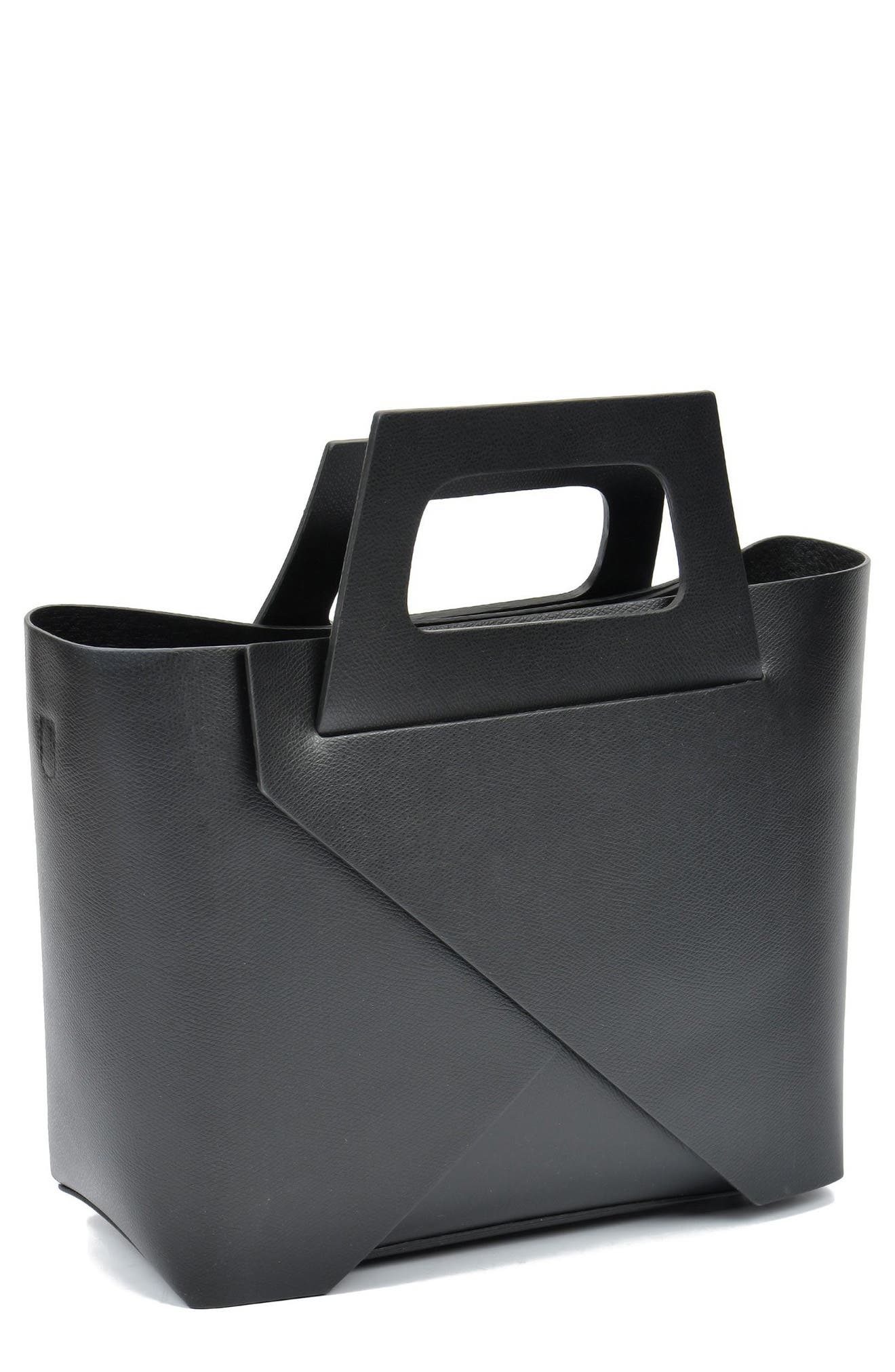 STORE BRANDS VIP CARLA FERRERI Leather Tote Bag | Nordstromrack