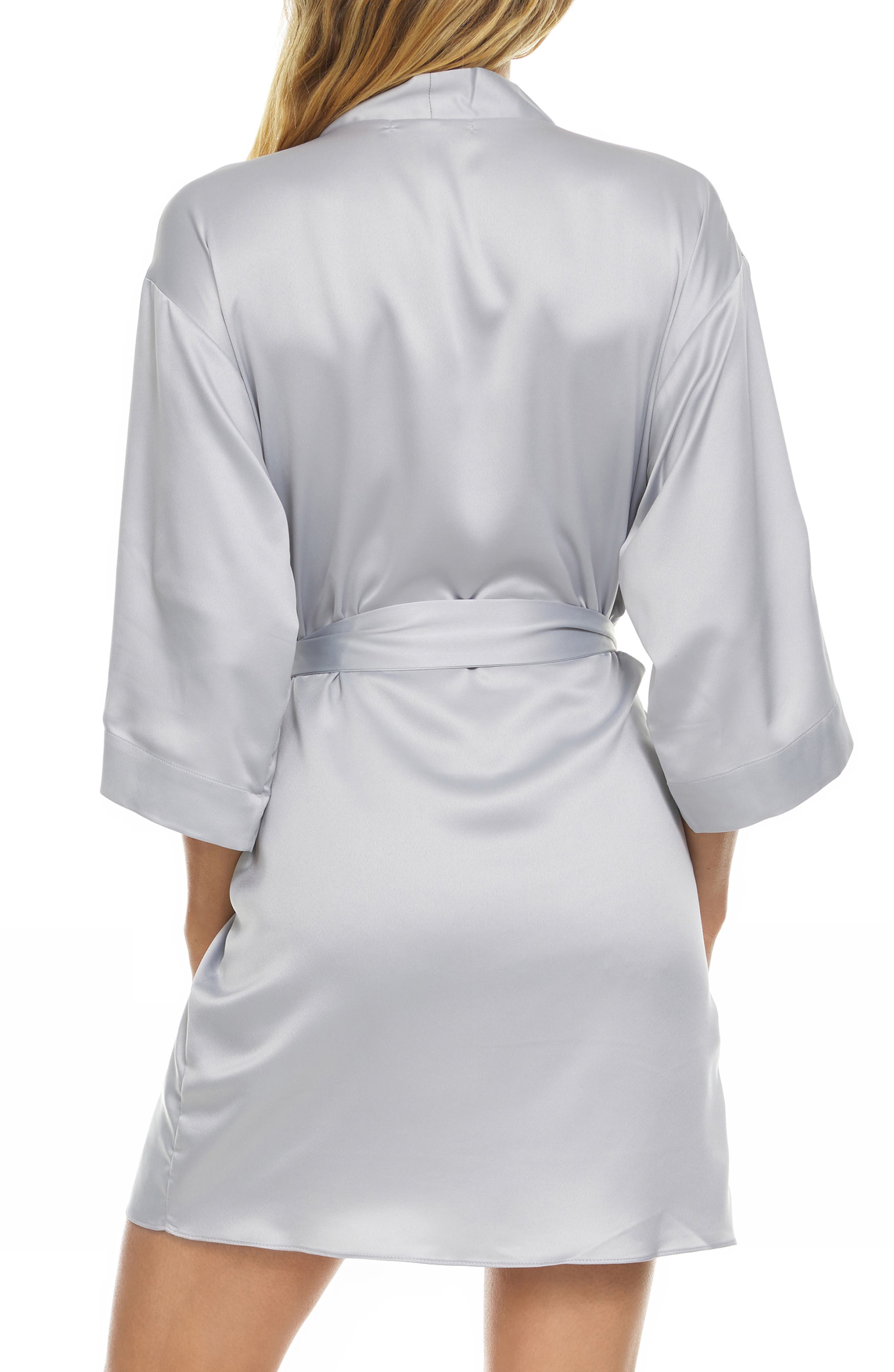 Flora Nikrooz Victoria Satin Short Robe | Nordstromrack