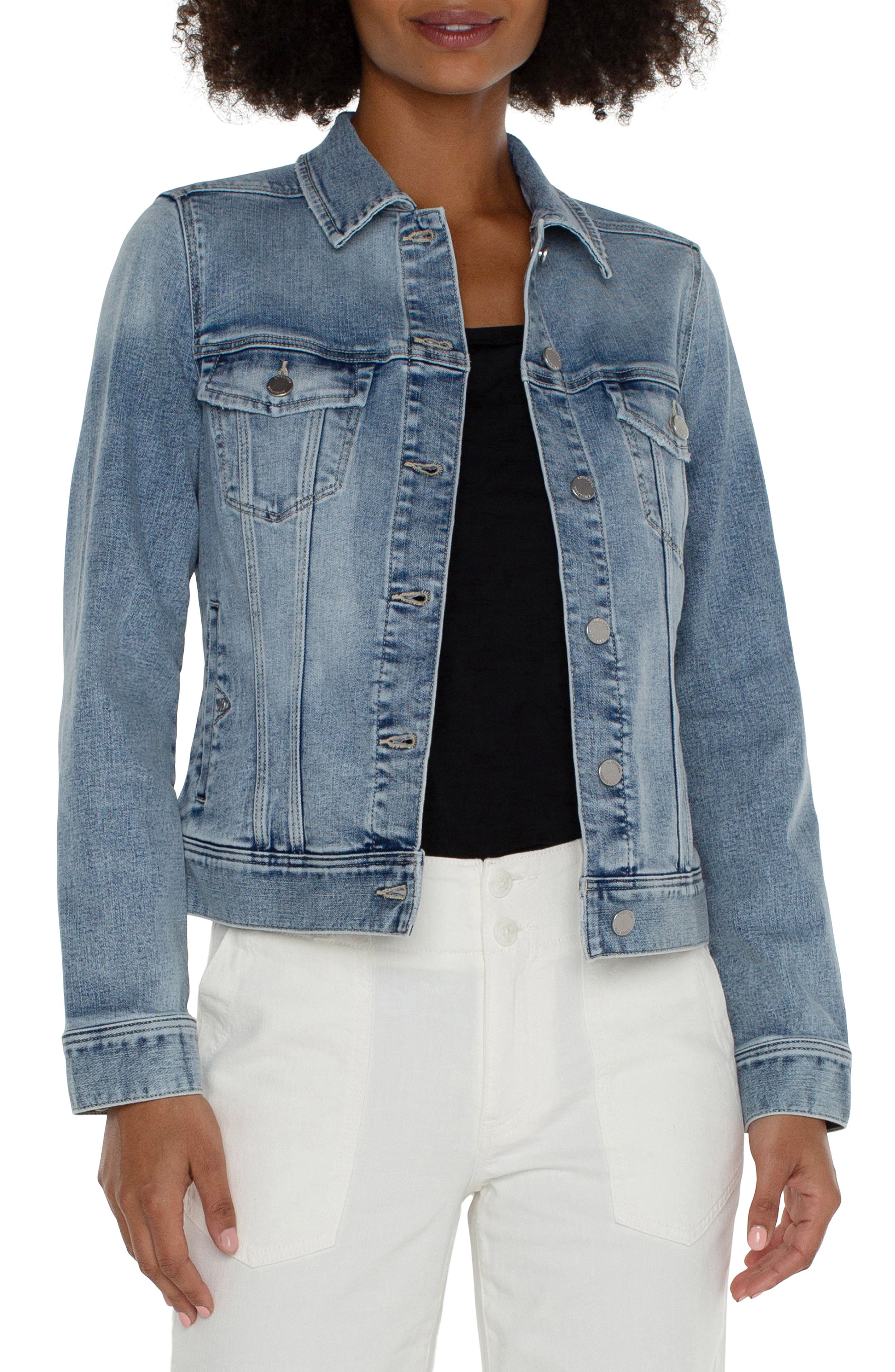 Liverpool Los Angeles Classic Denim Jacket | Nordstrom
