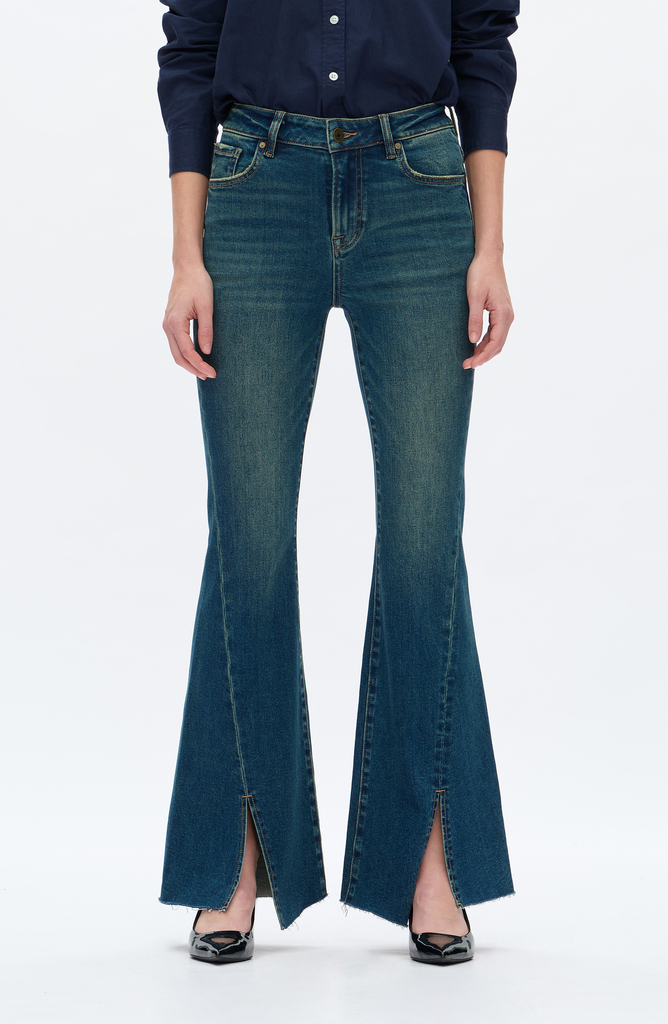 Bayeas High Waist Flare Jeans | Nordstrom