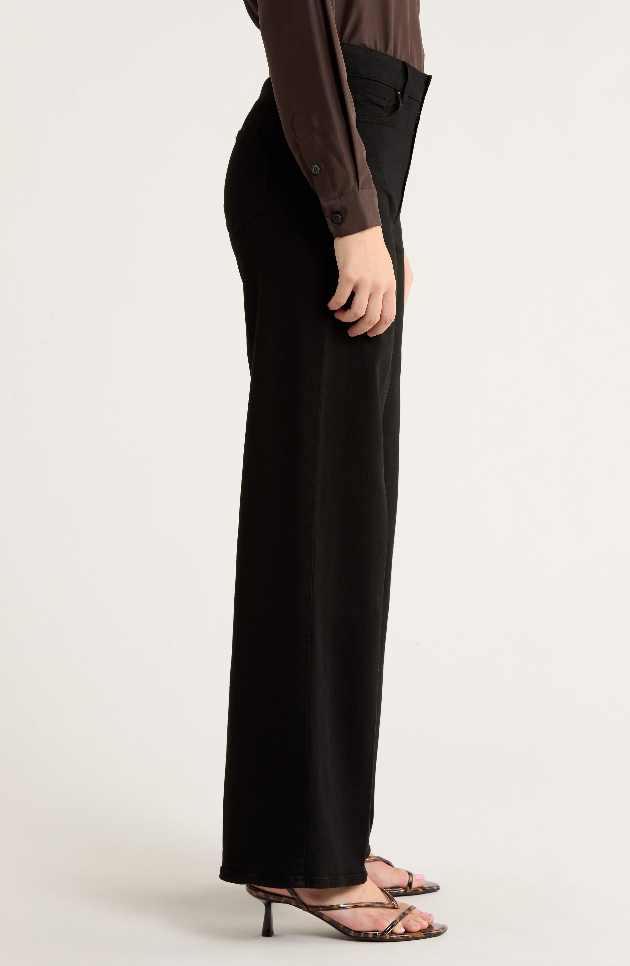 PAIGE Anessa High Waist Wide Leg Jeans | Nordstrom
