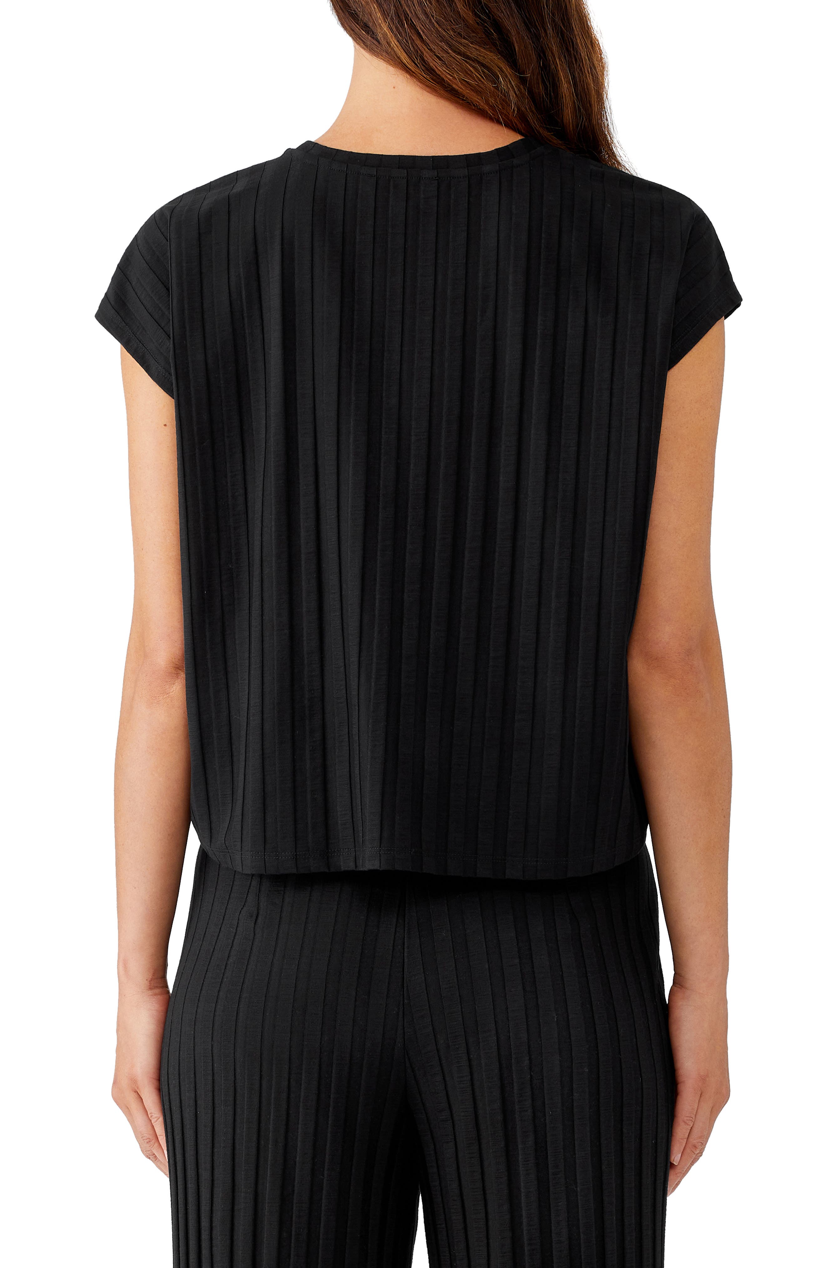 Eileen Fisher Ribbed Boxy Top | Nordstromrack