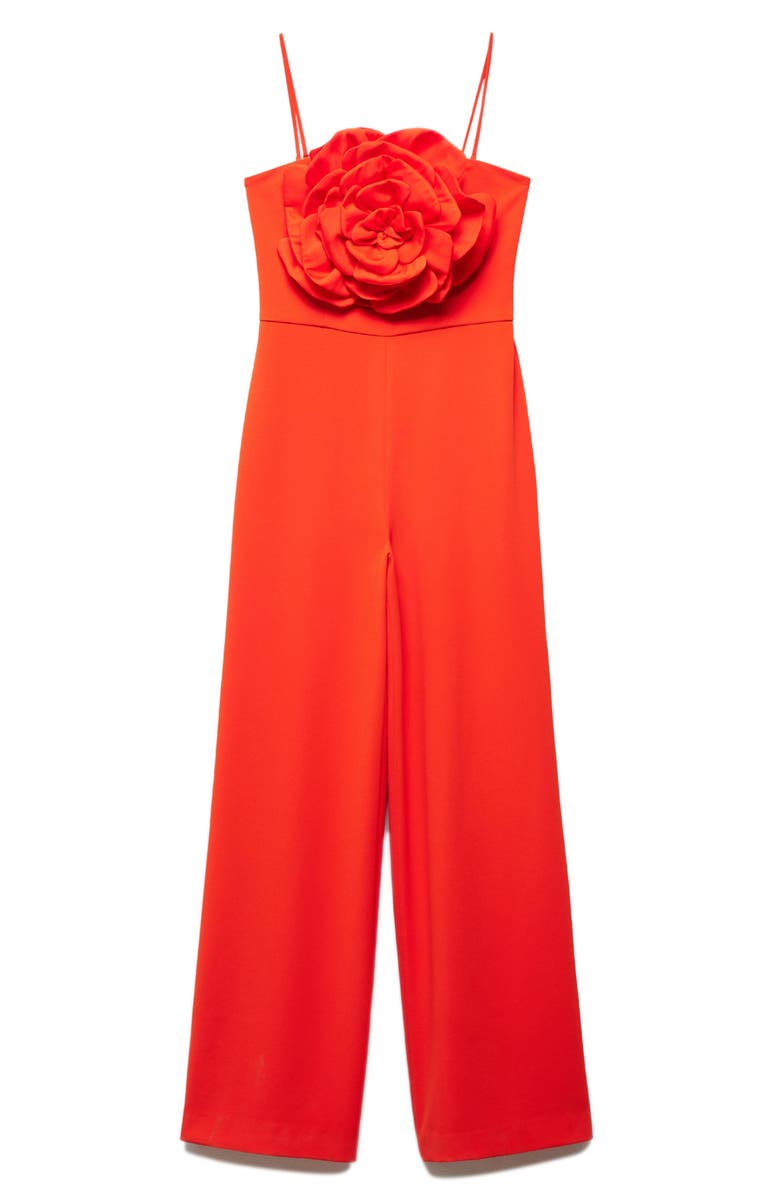 MANGO Amapola Rosette Convertible Strap Jumpsuit | Nordstromrack