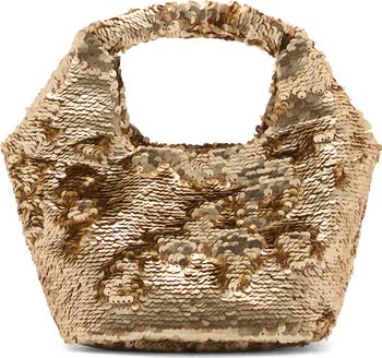 MANGO Sequin Top Handle Bag | Nordstrom