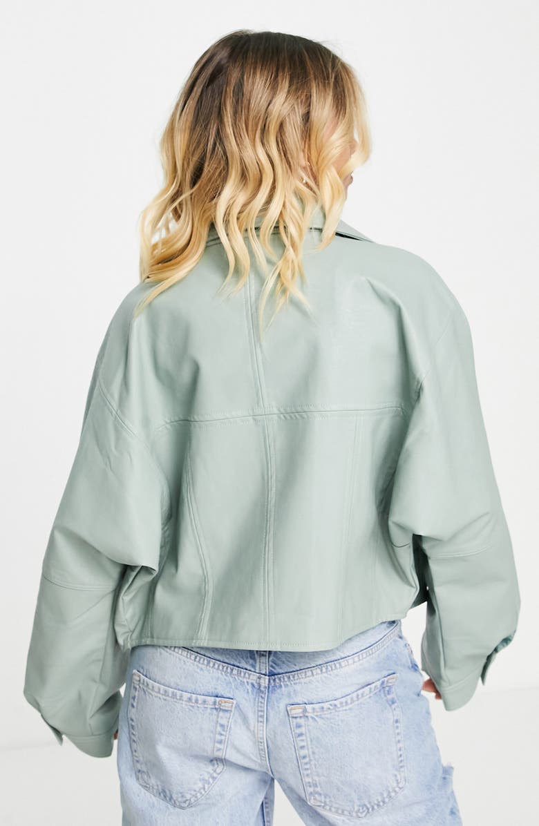 ASOS DESIGN Faux Leather Jacket | Nordstrom