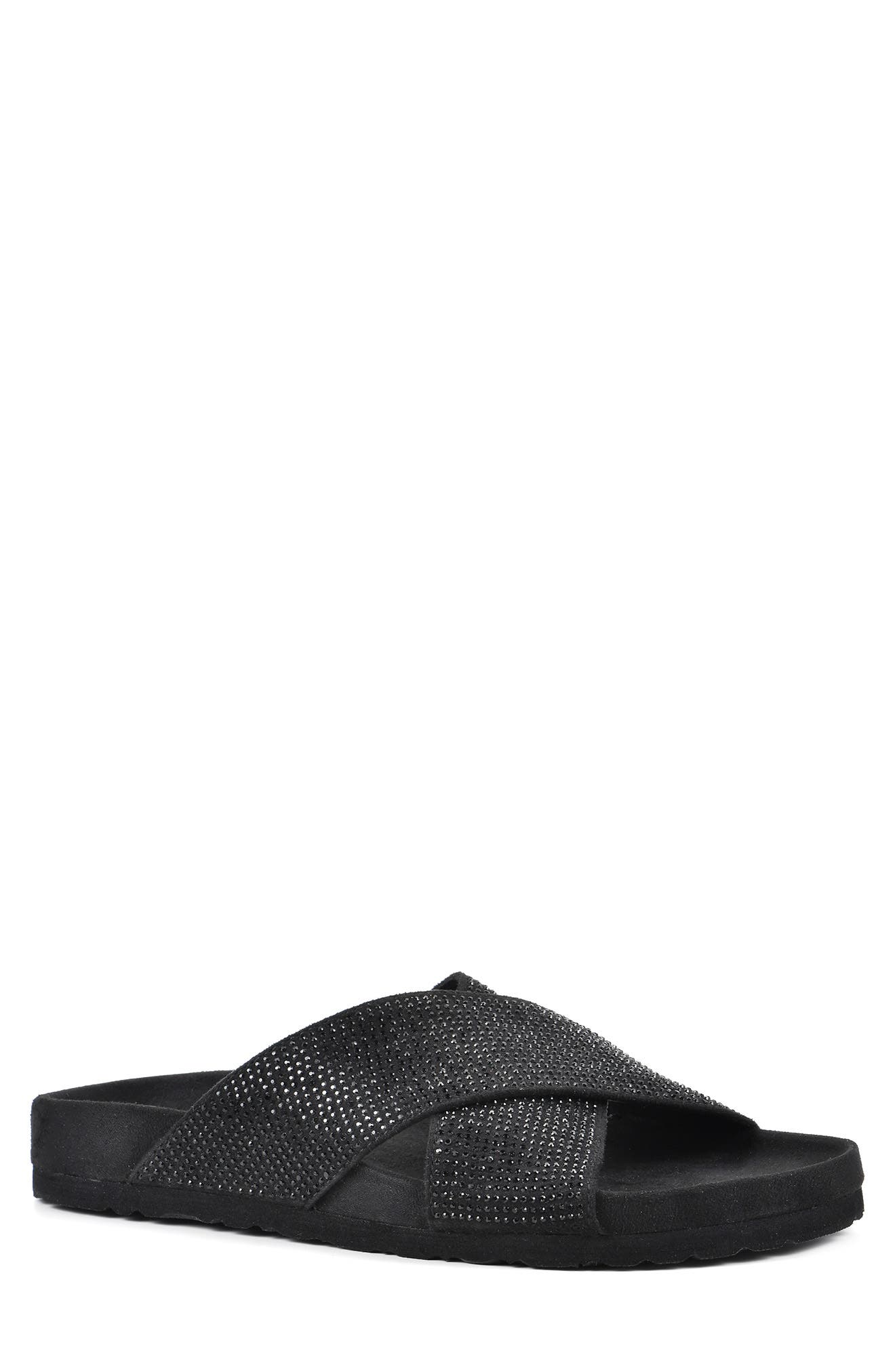 White Mountain Footwear WHITE MOUNTAIN Heroic Studded Slide Sandal ...
