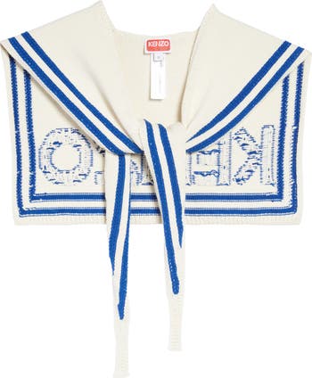 KENZO Logo Knit Sailor Bib | Nordstrom
