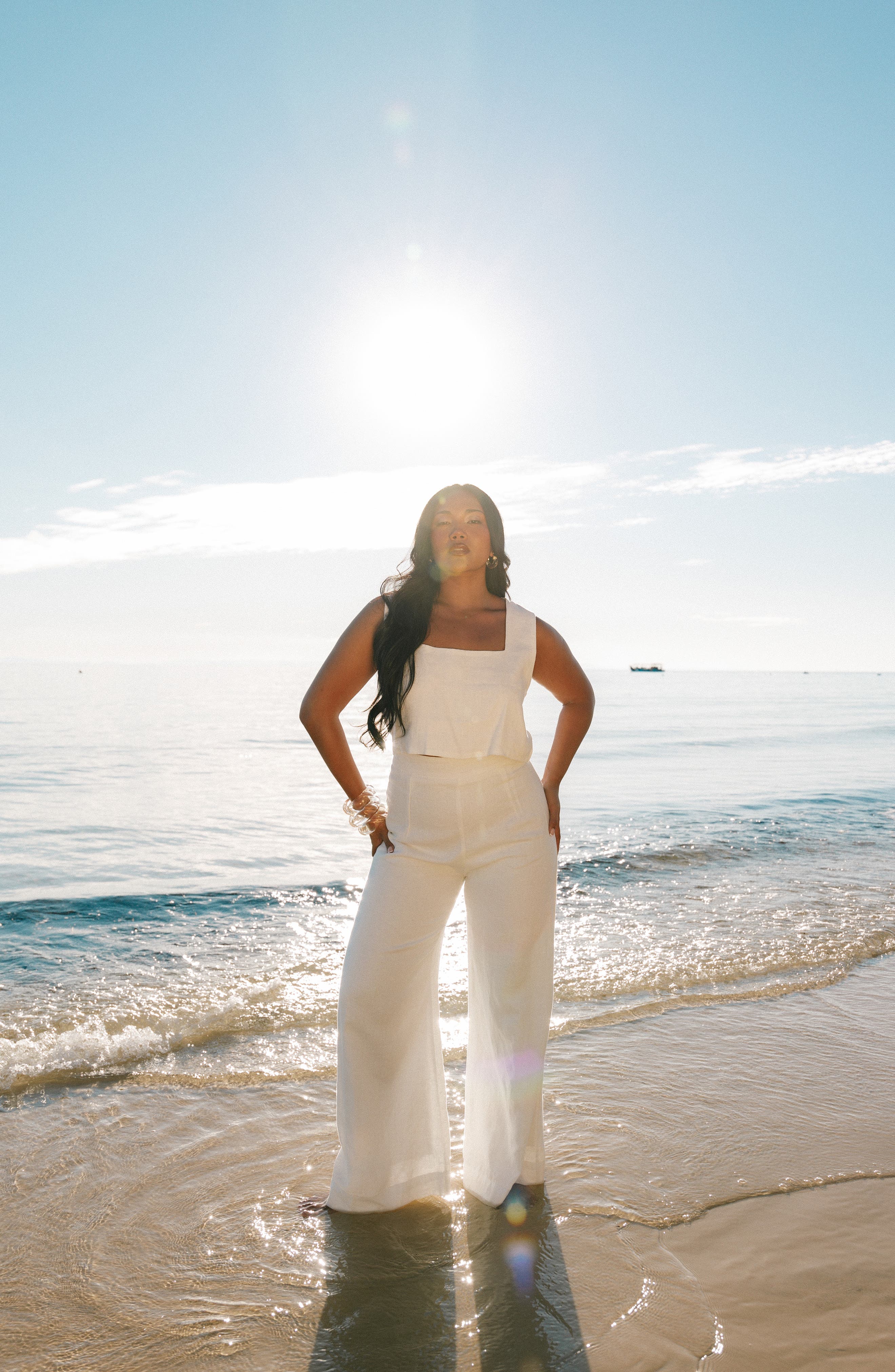 Petal & Pup Devlin Linen Wide Leg Pants | Nordstrom