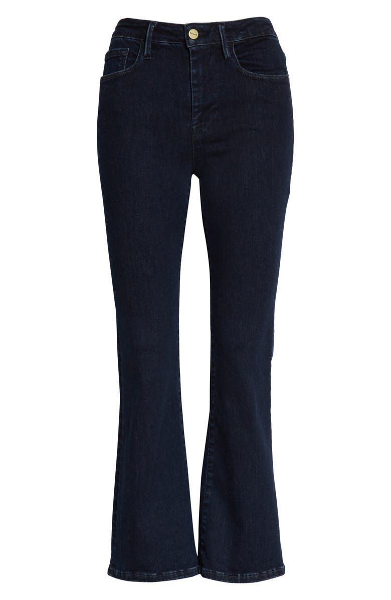 FRAME Le One Crop Mini Bootcut Organic Cotton Blend Jeans | Nordstromrack