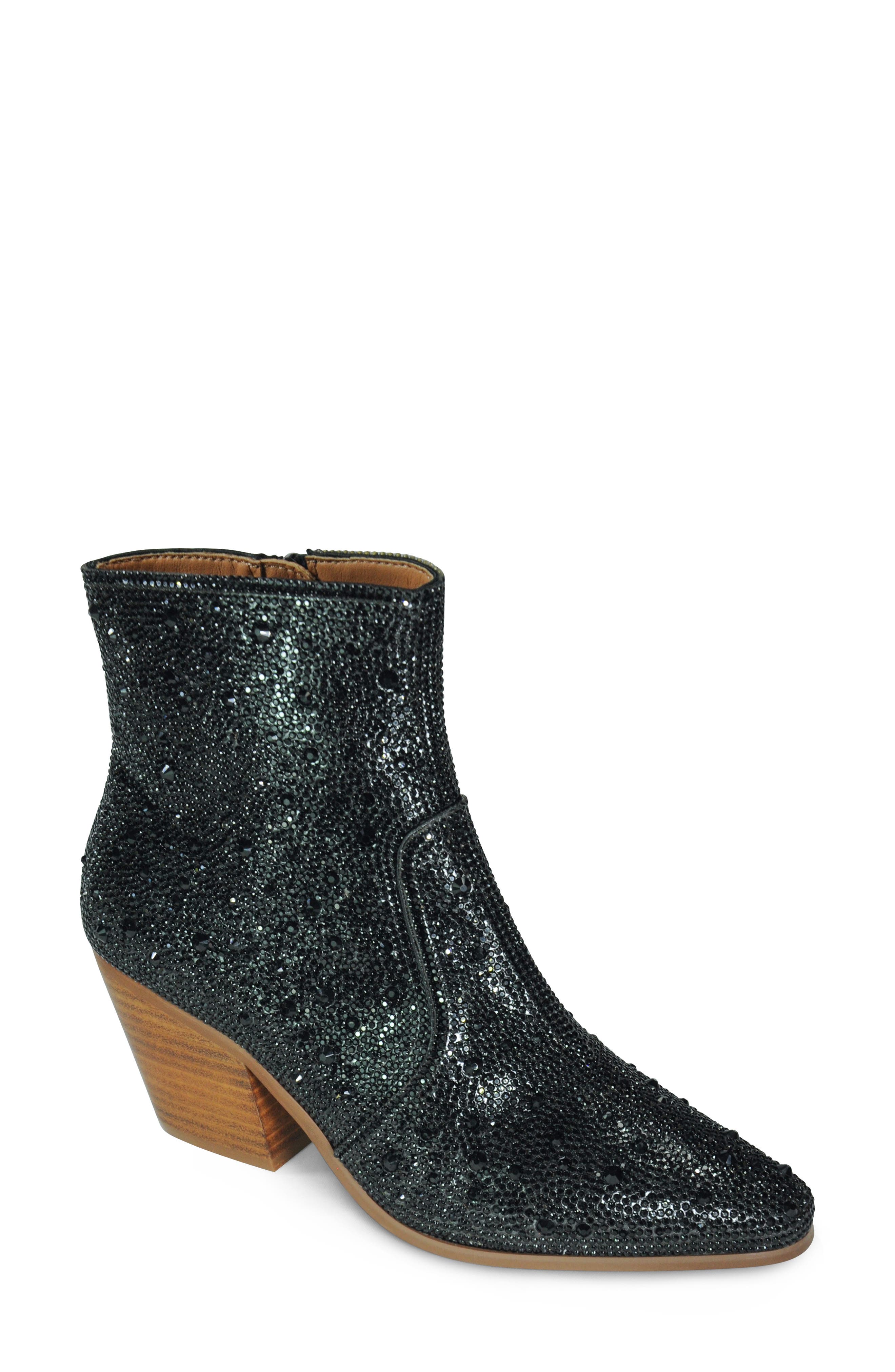band of the free Rita Rhinestone Western Bootie (Women) | Nordstromrack