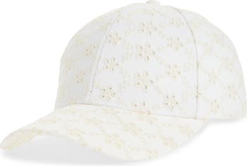 Melrose and Market Floral Eyelet Baseball Cap | Nordstromrack