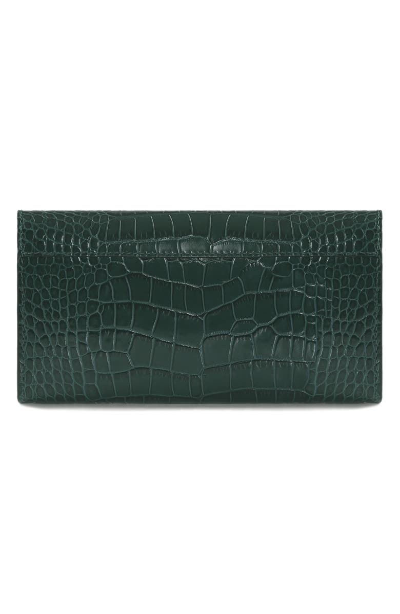 Strathberry Multrees Croc Embossed Leather Wallet on a Chain | Nordstrom