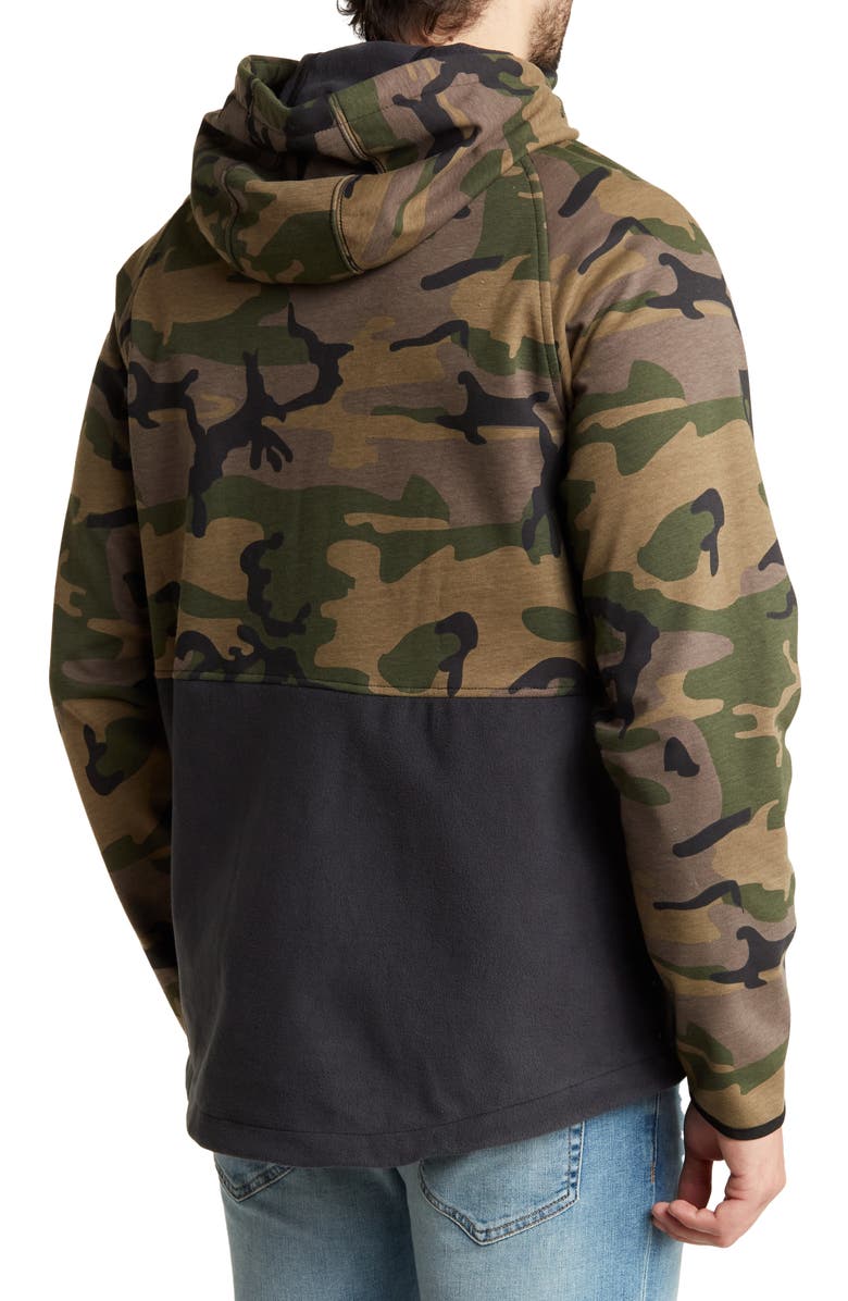 Hurley Wilder Camo Heat Full Zip Hooded Jacket | Nordstromrack
