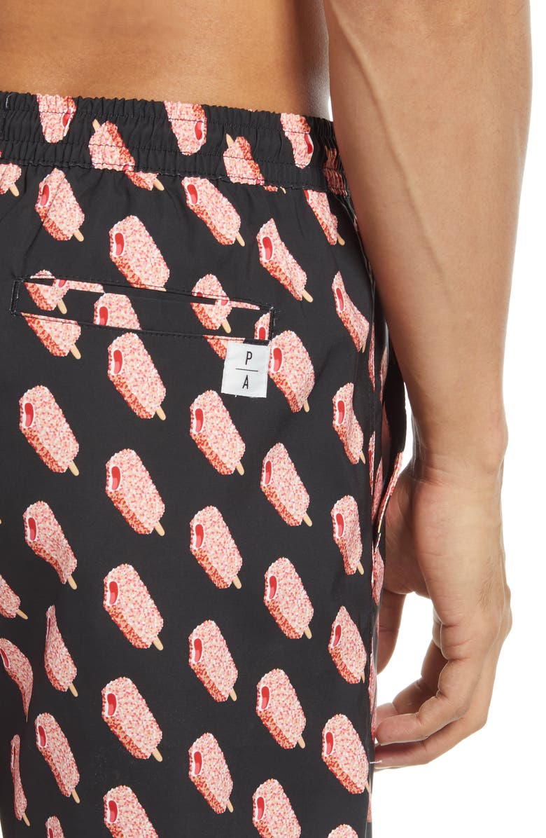 Public Art Ice Cream Print Swim Trunks | Nordstrom