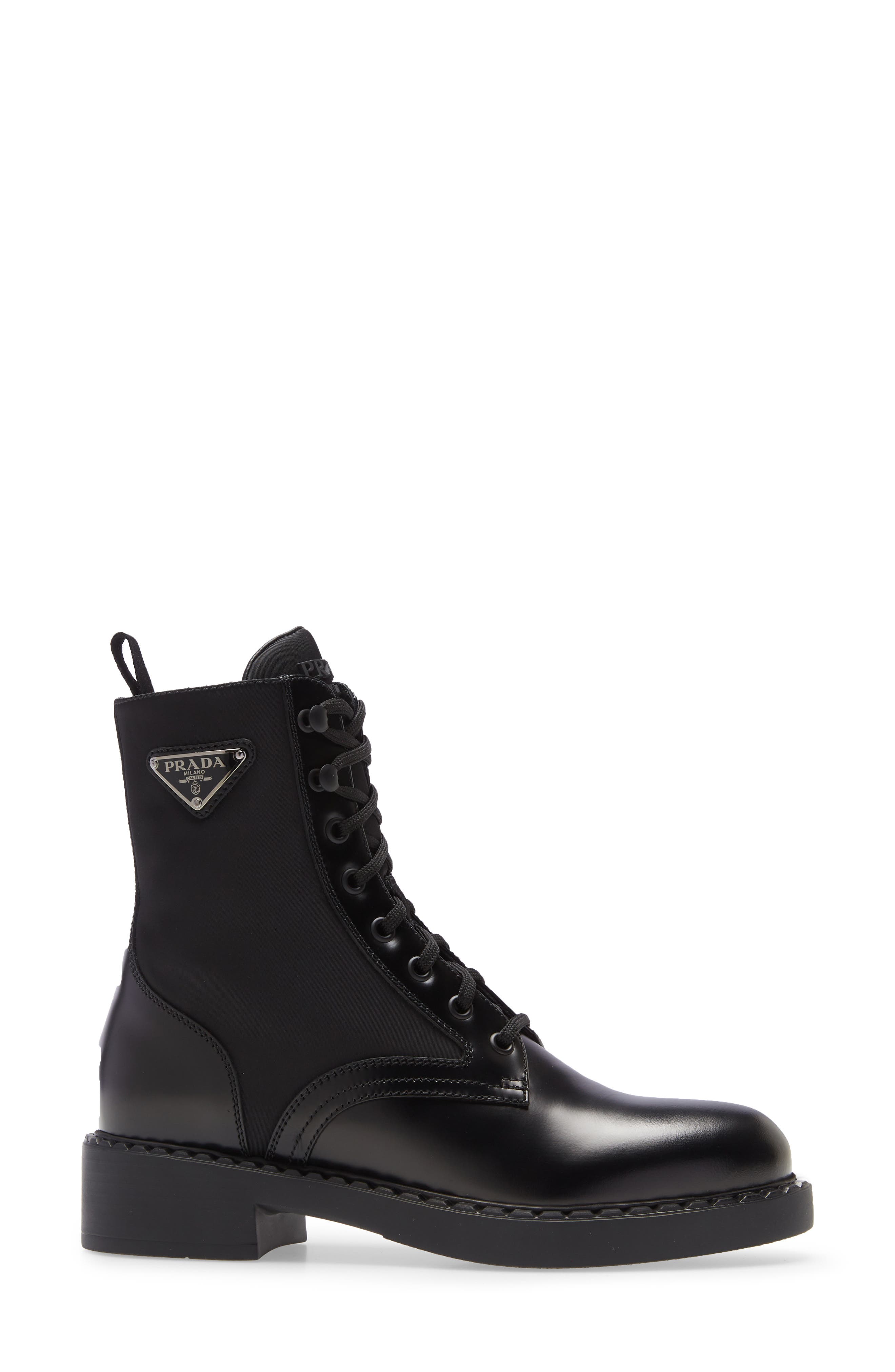Prada Lug Sole Combat Boot (Women) | Nordstrom