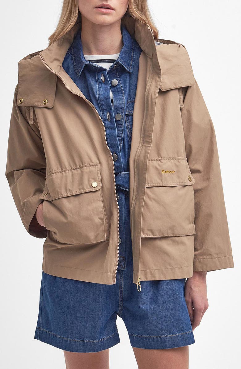 Barbour Perez Water Resistant Hooded Raincoat | Nordstrom