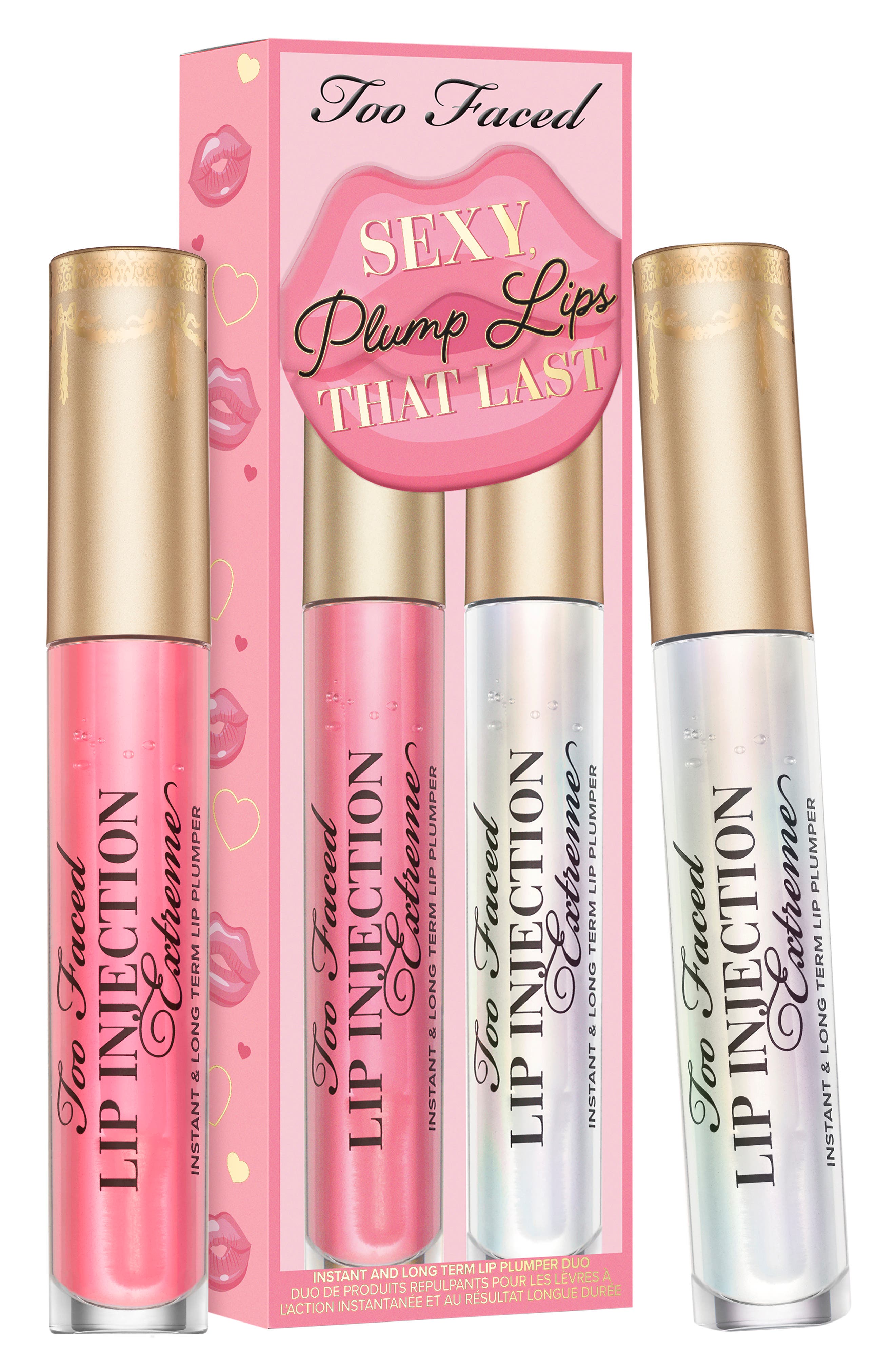 Too Faced Full Size Lip Injection Extreme Lip Plumper Set 58 Value
