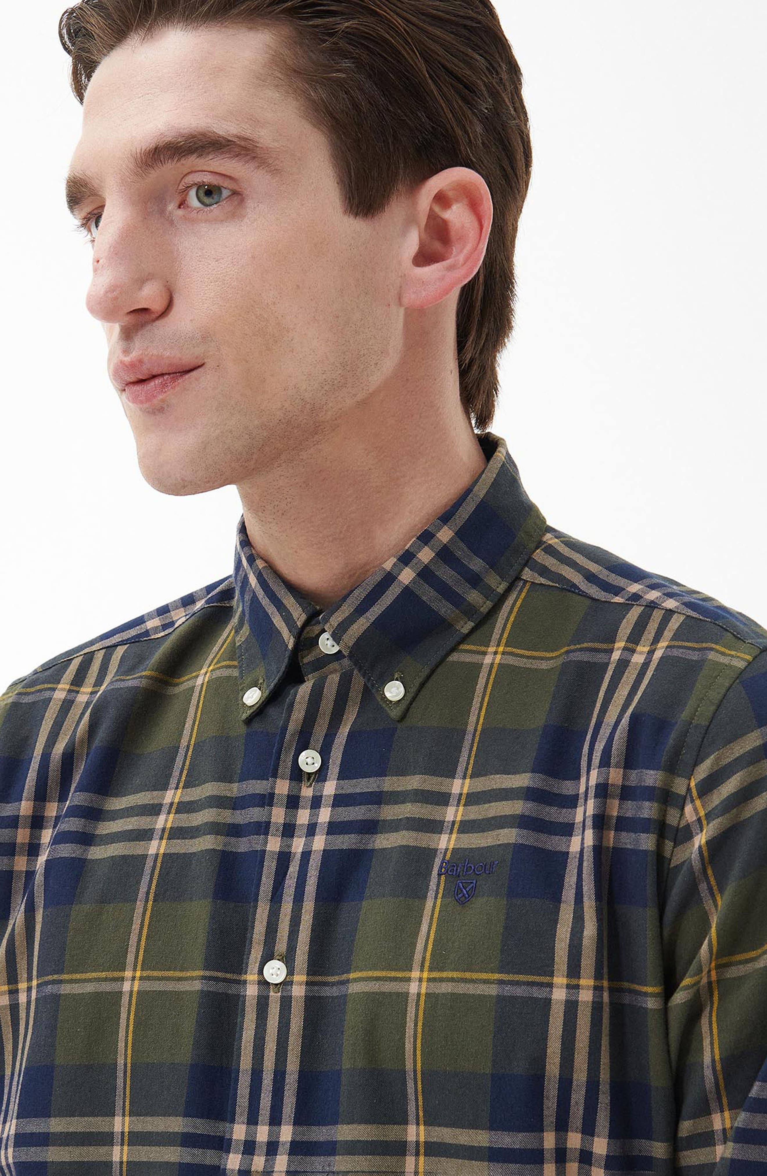 Barbour Edgar Plaid Button-Down Shirt | Nordstrom