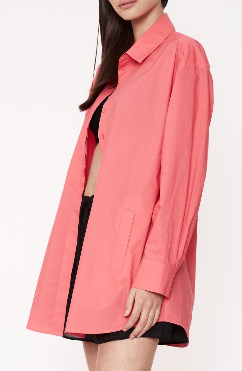Bardot Alyssa Boyfriend Button Front Shirt | Nordstromrack