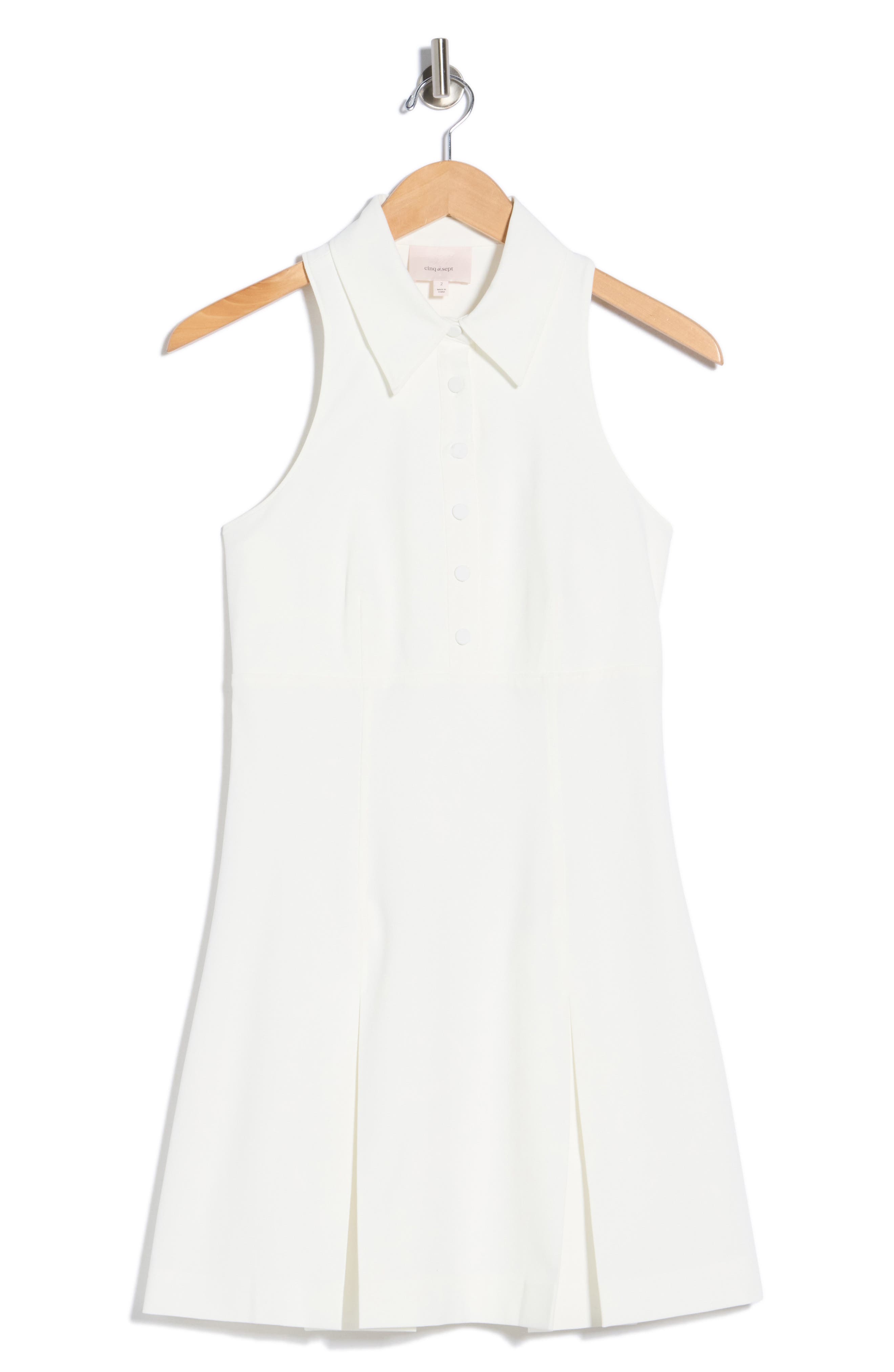 Cinq à Sept Casette Sleeveless Ft & Flare Shirtdress | Nordstromrack