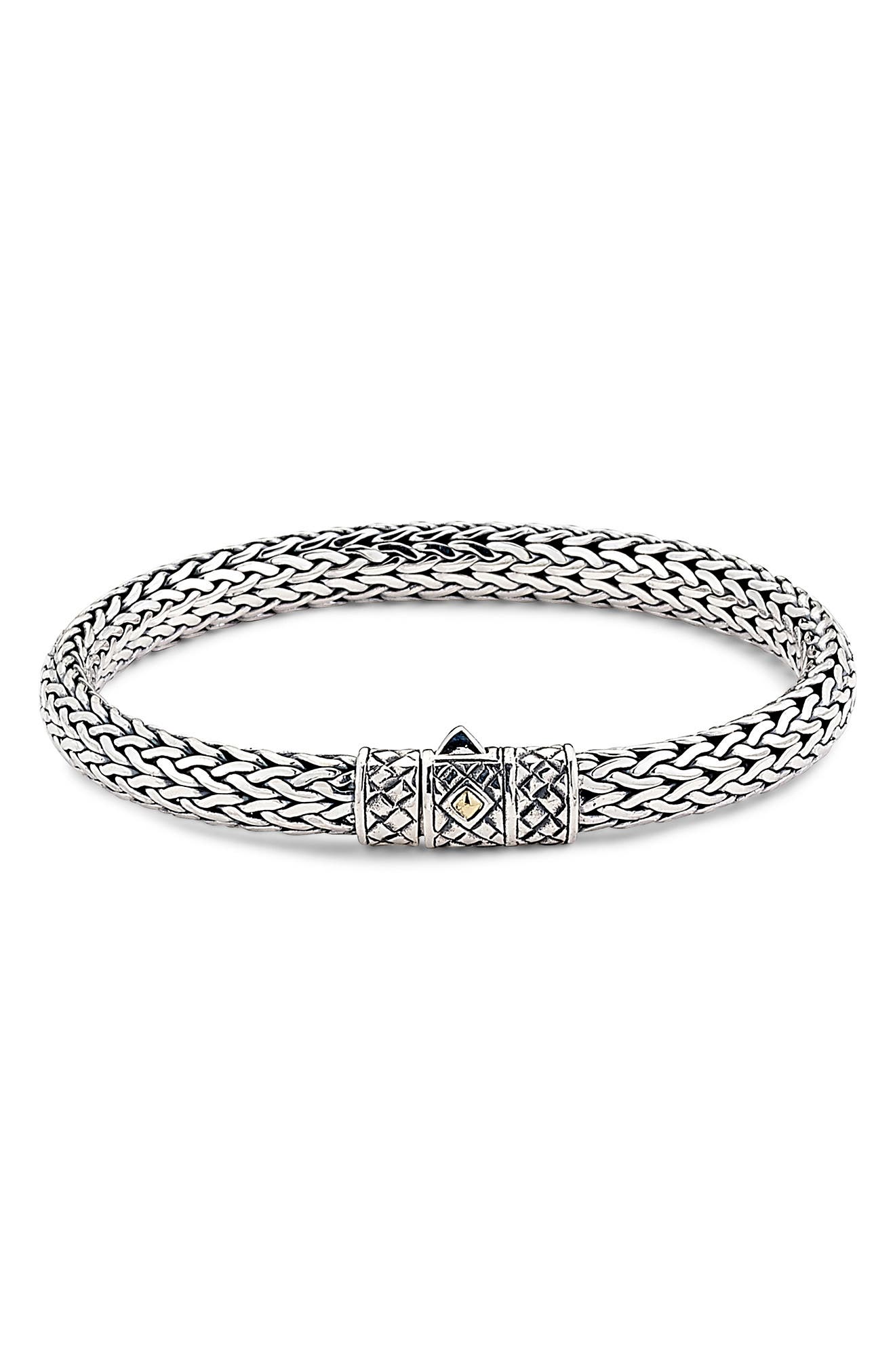 SAMUEL B. Sterling Silver & 18K Yellow Gold Bracelet | Nordstromrack