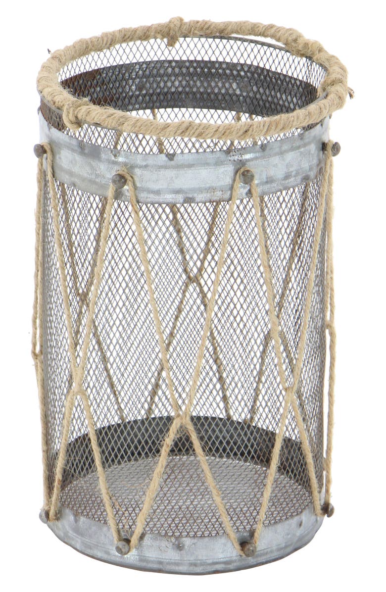 UMA Silvertone Metal Pillar Candle Lantern - Set of 3 | Nordstromrack