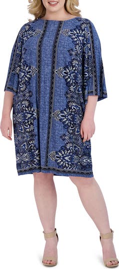 SANDRA DARREN Paisley Print Shift Dress | Nordstromrack