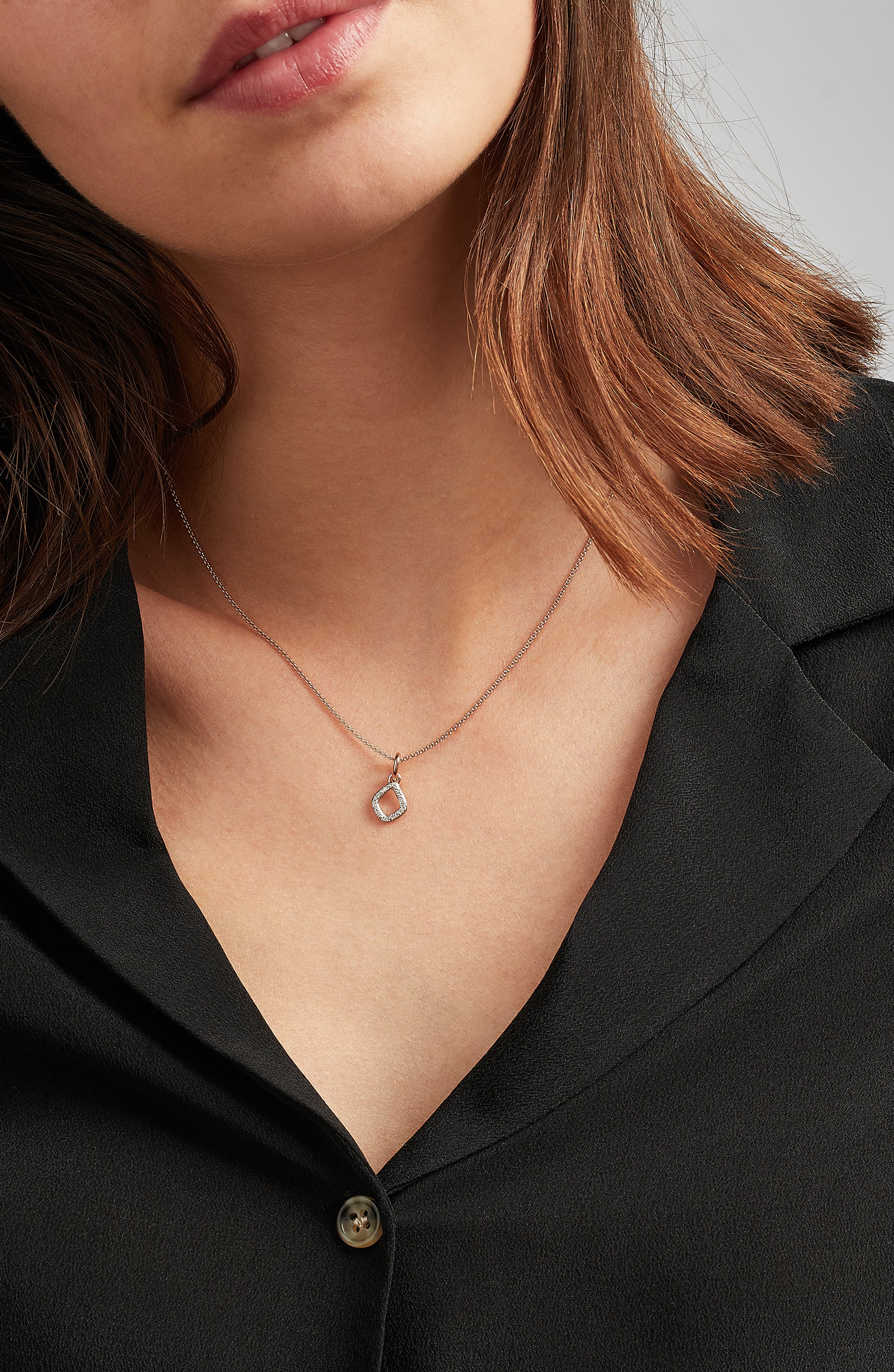 Monica Vinader Riva Mini Kite Diamond Pendant Charm | Nordstromrack