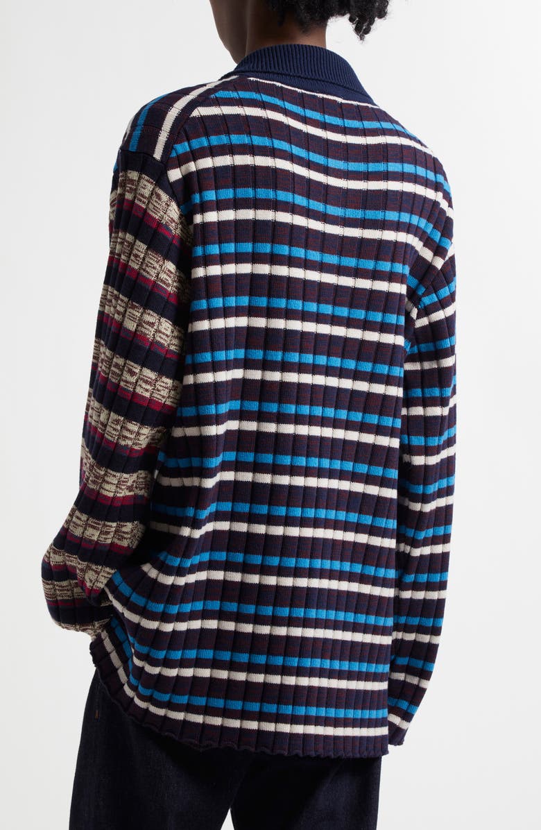 Waste Yarn Project Aino Big Rib One of a Kind Polo Sweater | Nordstromrack