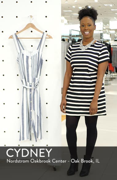 Rails Clement Tie Waist Linen Blend Sundress | Nordstrom