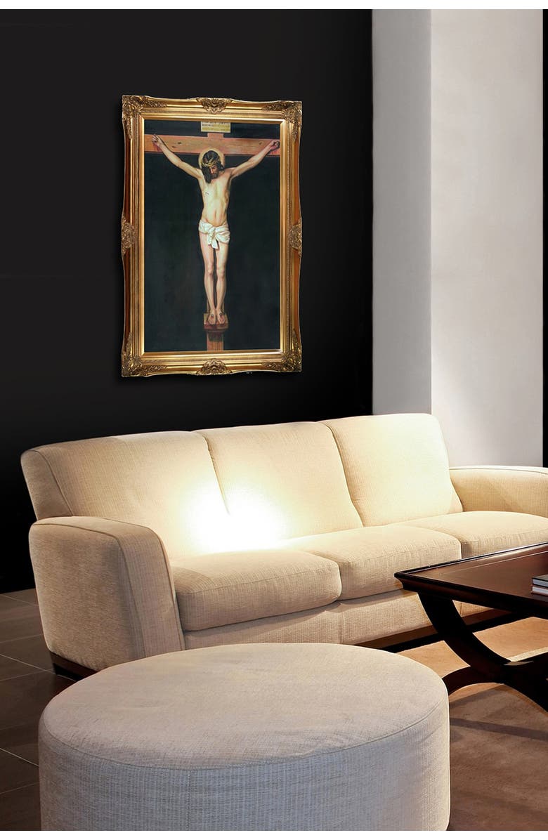 OVERSTOCK ART Christ on the Cross by Diego Velazquez Framed Hand ...