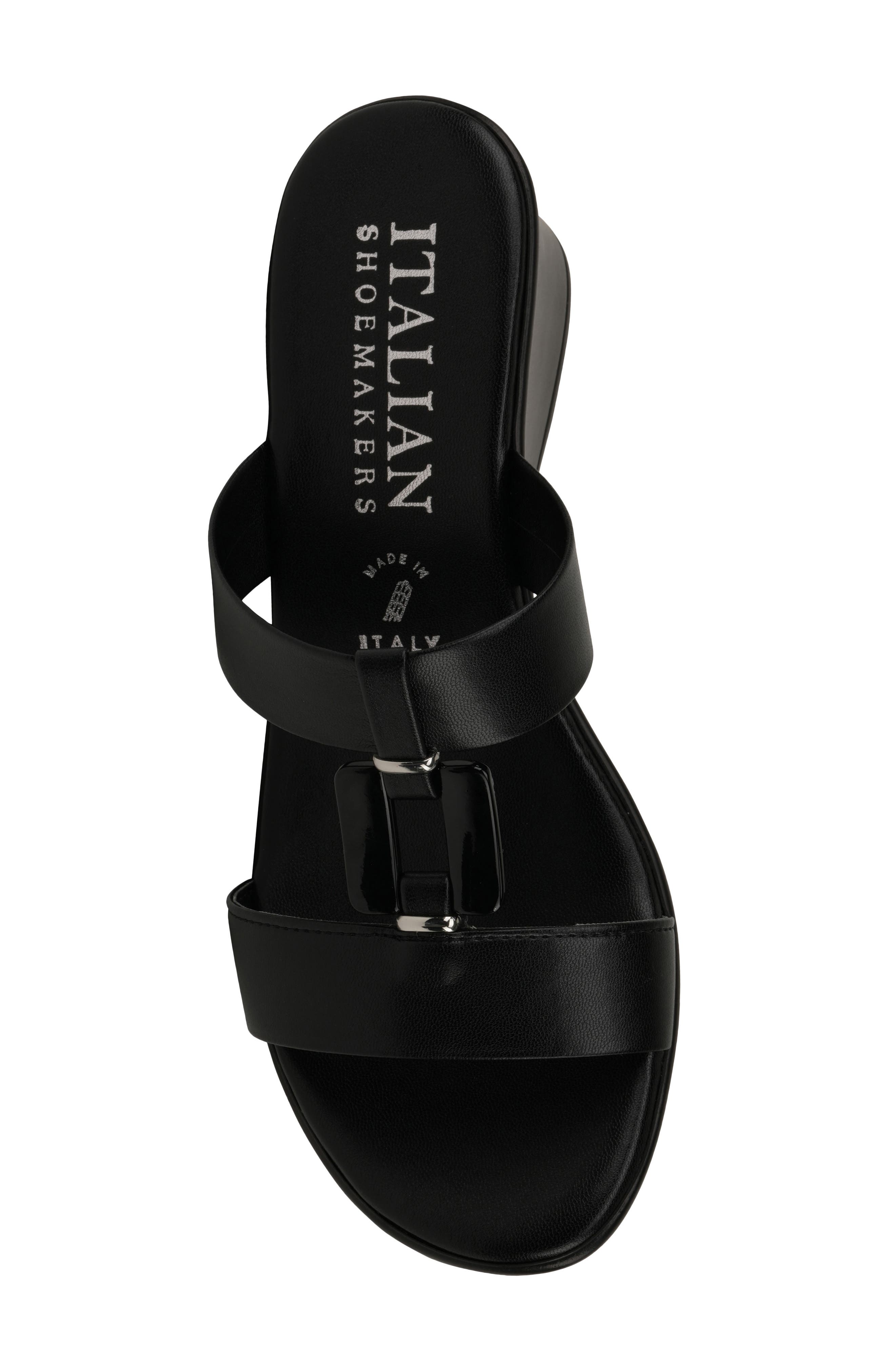 ITALIAN SHOEMAKERS Tenley H-Strap Wedge Sandal (Women) | Nordstromrack