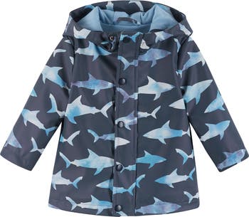 Andy & Evan Shark Hooded Rain Coat | Nordstrom