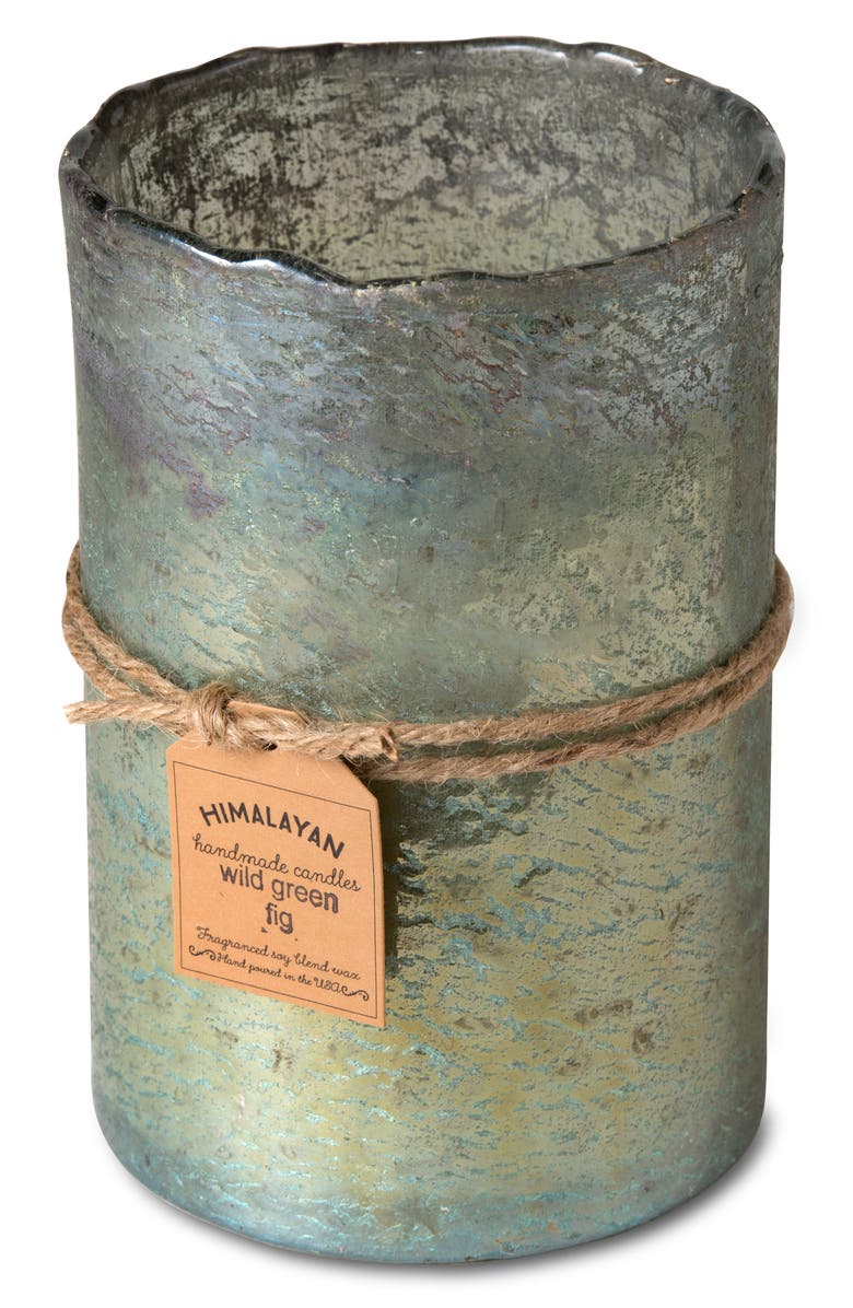 Himalayan Trading Post Mossy Green Hurricane Candle | Nordstrom
